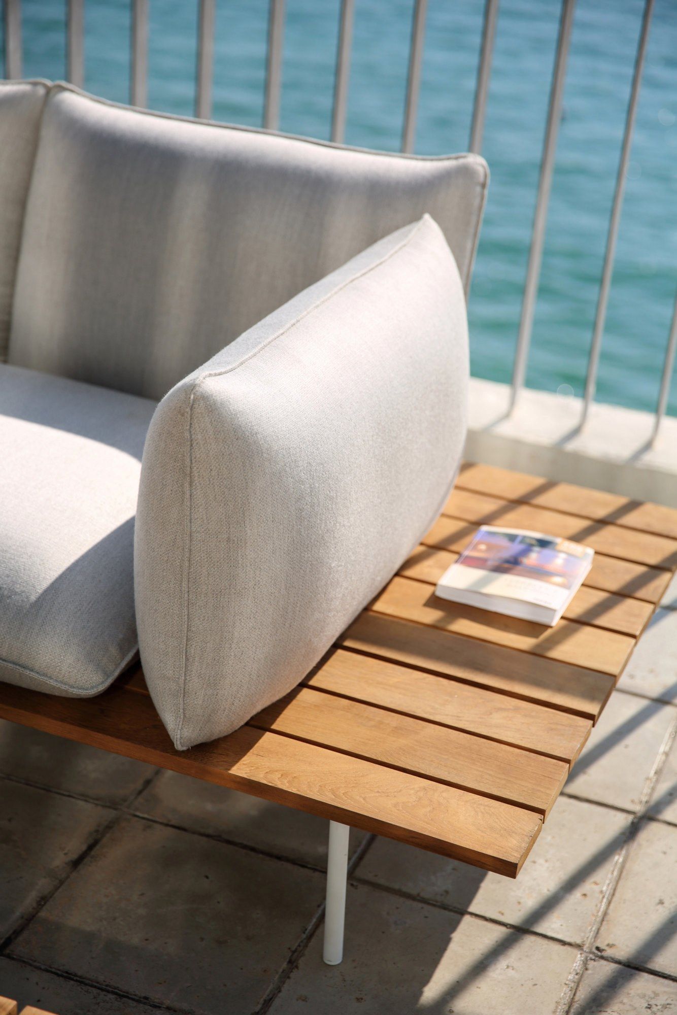 VAIL 91296 Sunbrella® fabric garden armchair with armrests By IVINI