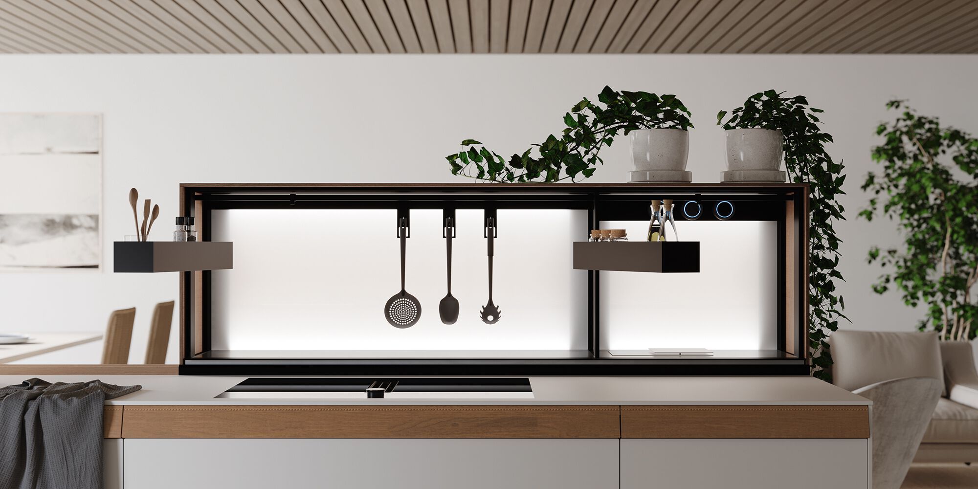 NEW LOGICA Trasera de cocina By VALCUCINE