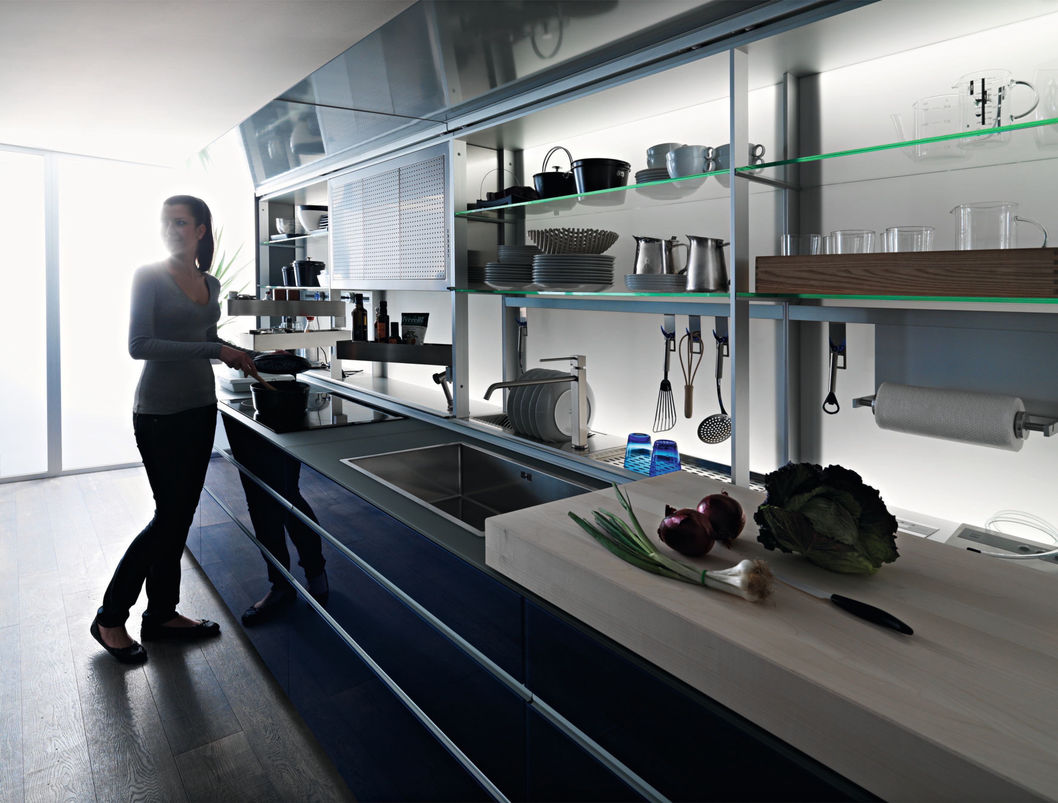 NEW LOGICA Kitchen backsplash By VALCUCINE