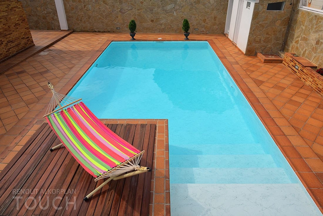 TOUCH VANITY Anti-slip Pool liner By RENOLIT ALKORPLAN Pools