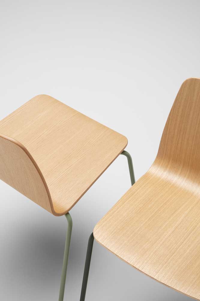 VARYA WOOD | Stackable chair By INCLASS design Simon Pengelly