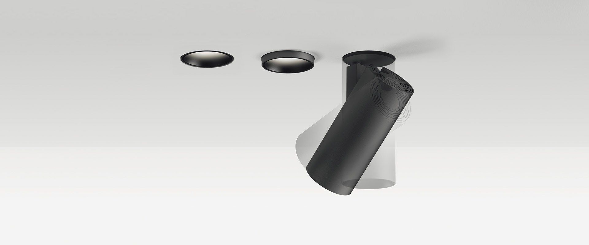 VECTOR Recessed LED adjustable aluminium spotlight By Artemide