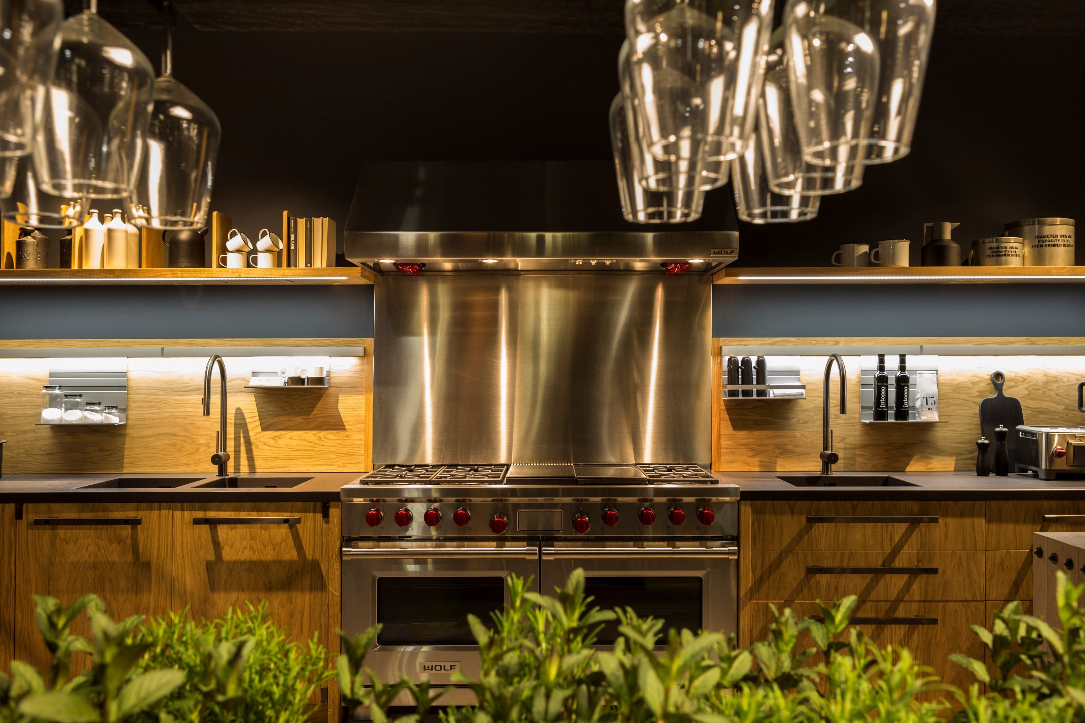 Countertop stainless steel kitchen mixer tap with pull out spray VELA ...