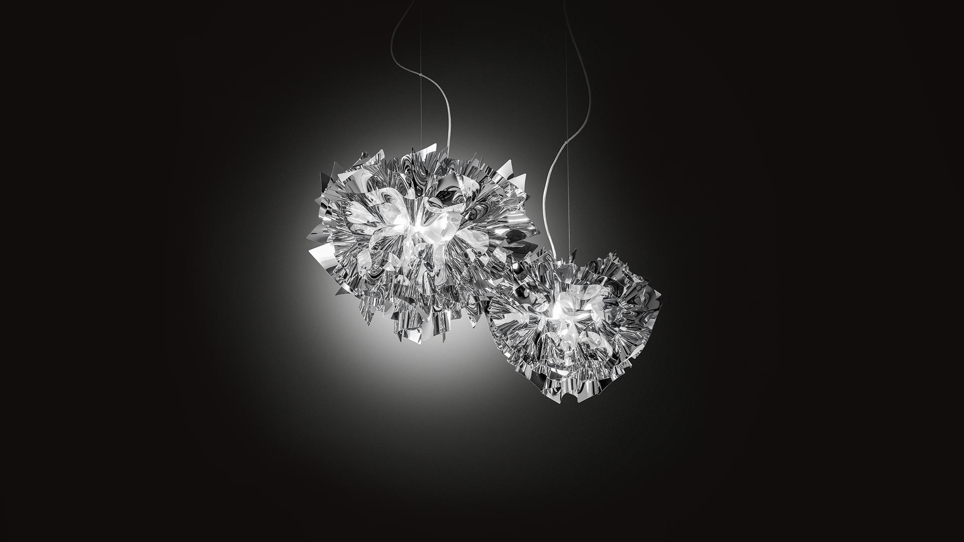VELI SILVER | 吊灯 吊灯 By Slamp | design Adriano Rachele