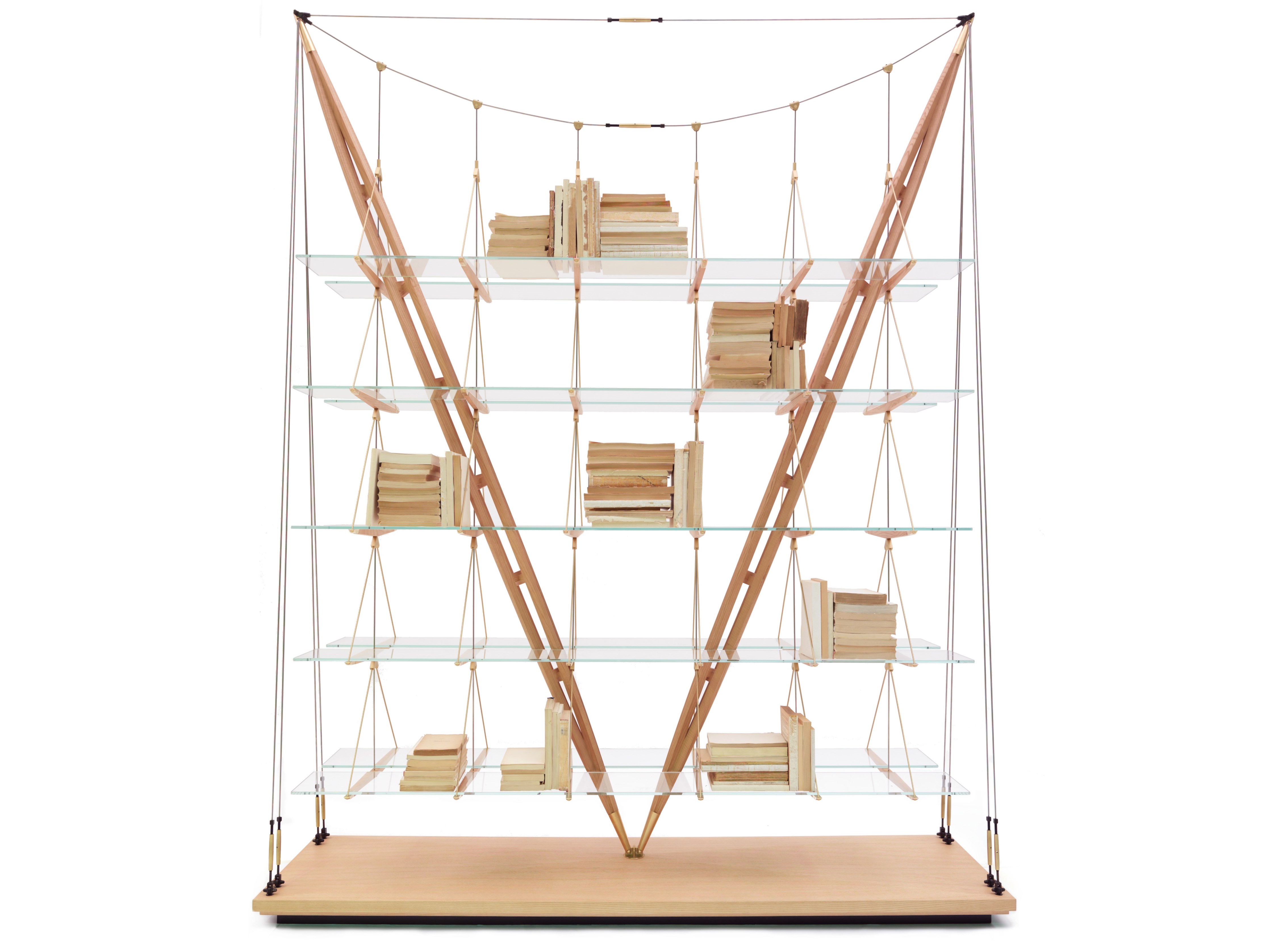 838 VELIERO Bookcase By Cassina | design Franco Albini