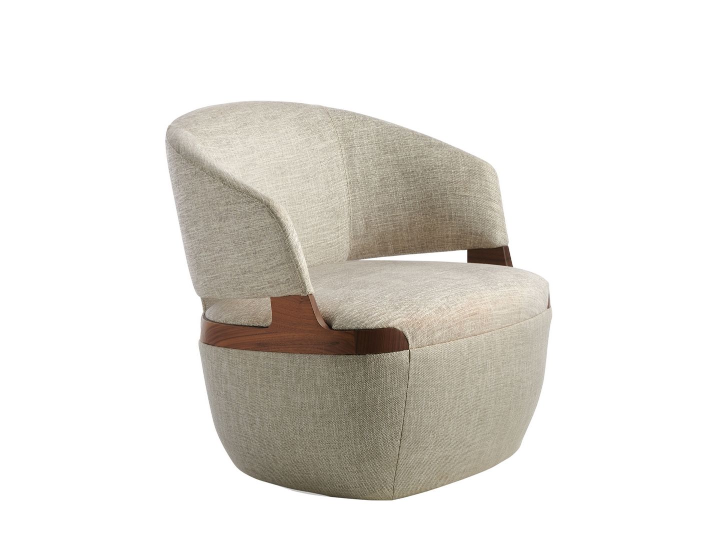 VELIS | Swivel easy chair By Potocco design Mario Ferrarini