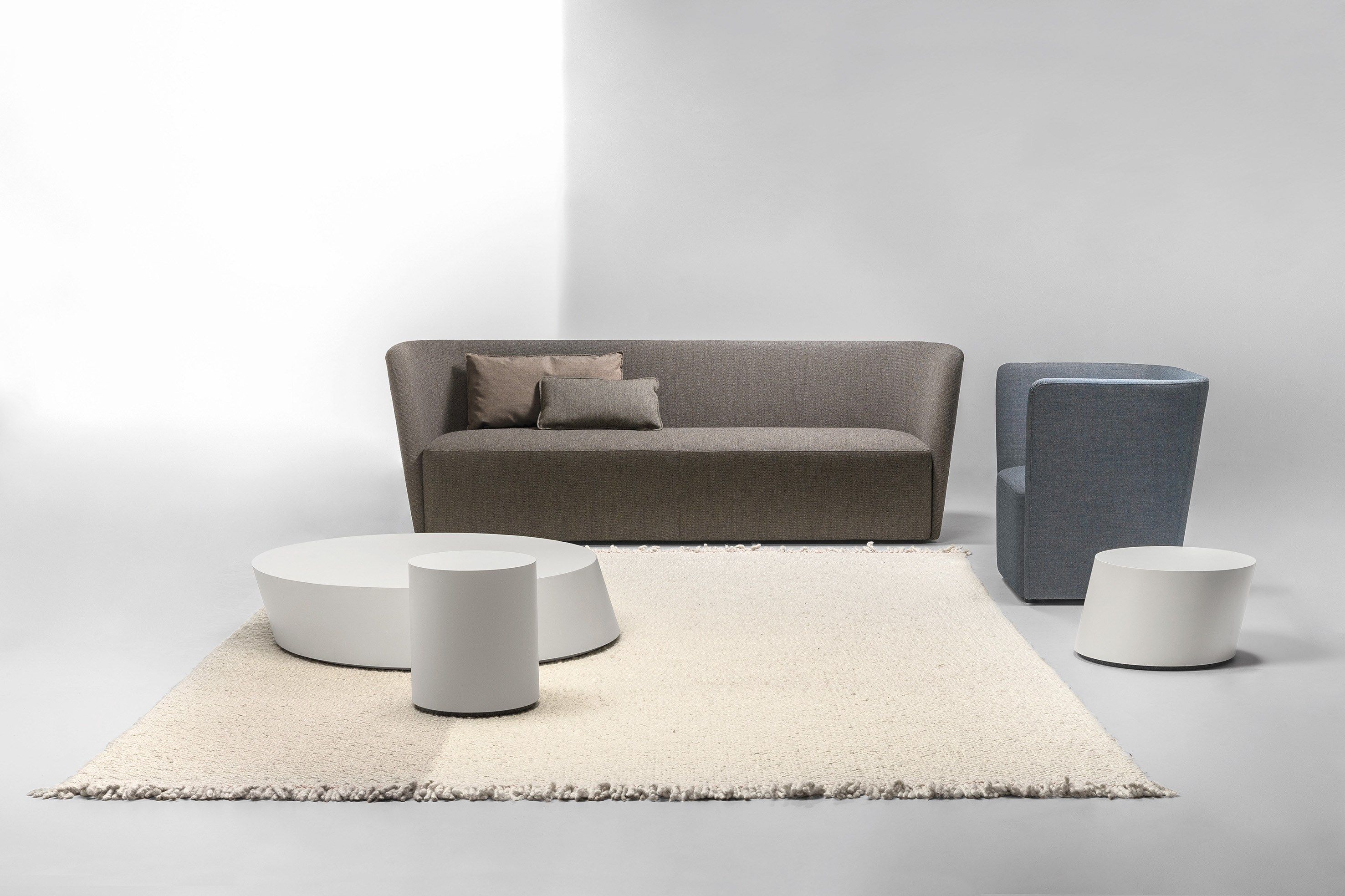 VELOUR | 3 seater sofa Velour Collection By La Cividina design Antonio ...