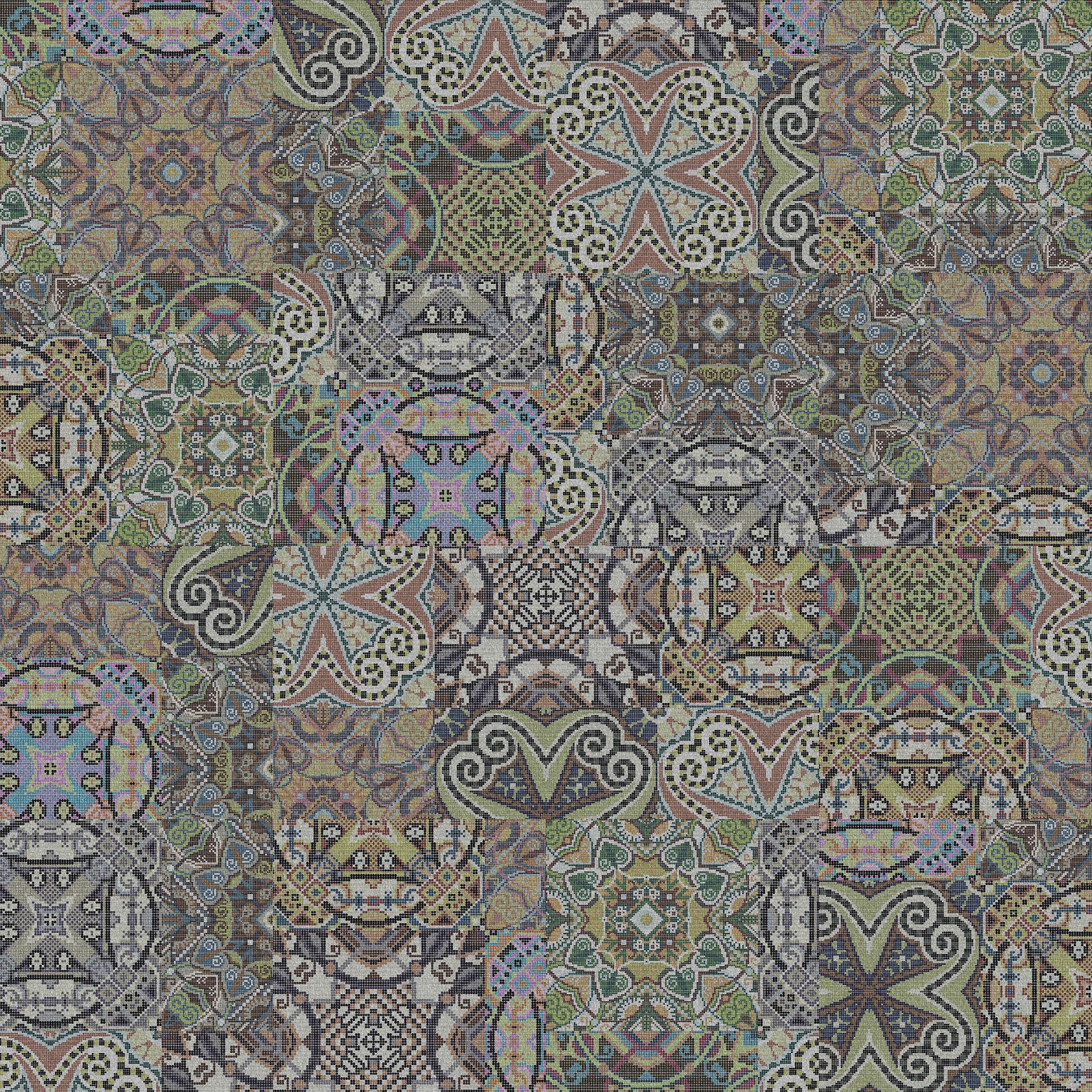Patterned carpet tiles VENICE By OBJECT CARPET