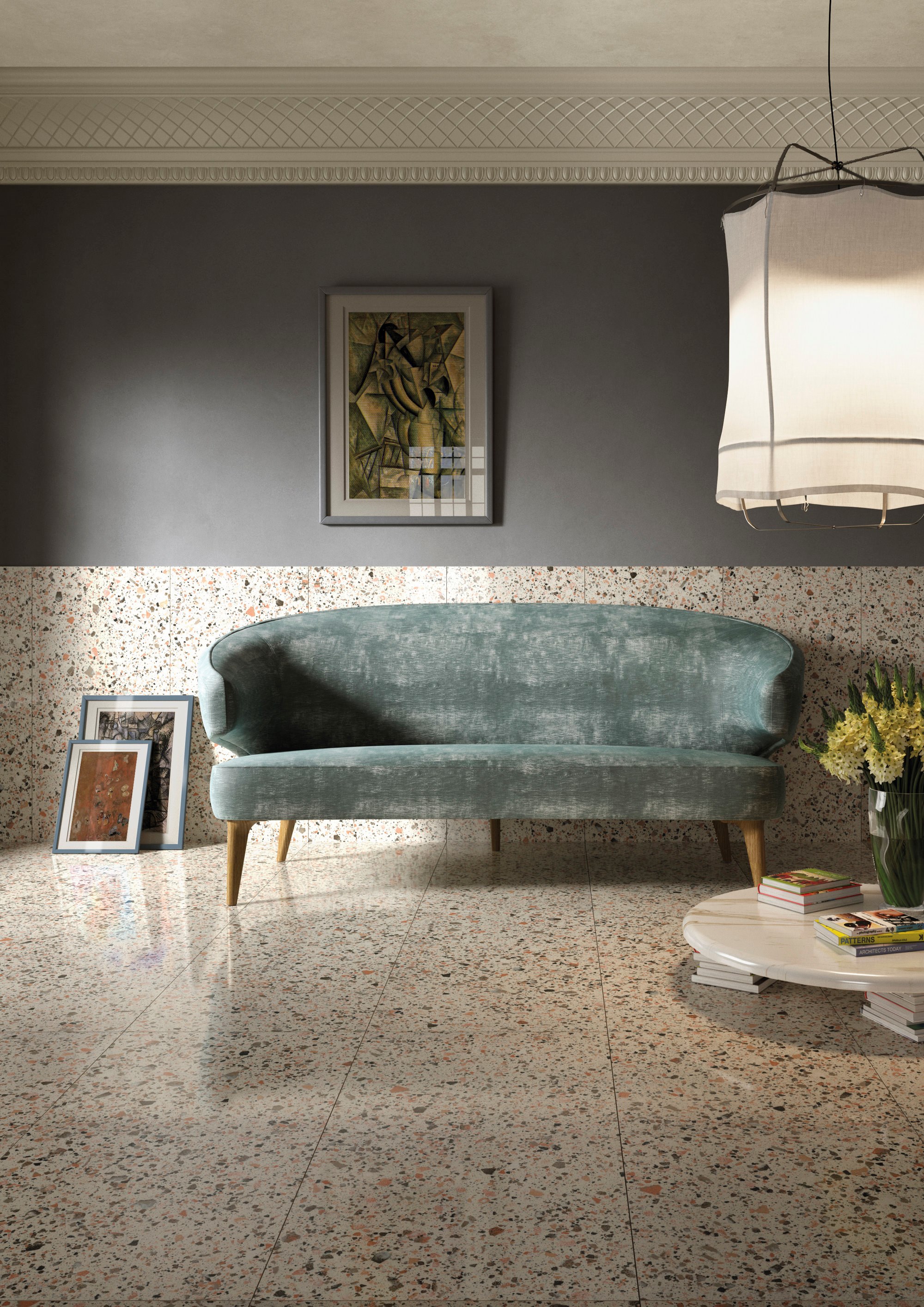 Porcelain stoneware wall/floor tiles terrazzo effect VENICE PINK Venice ...