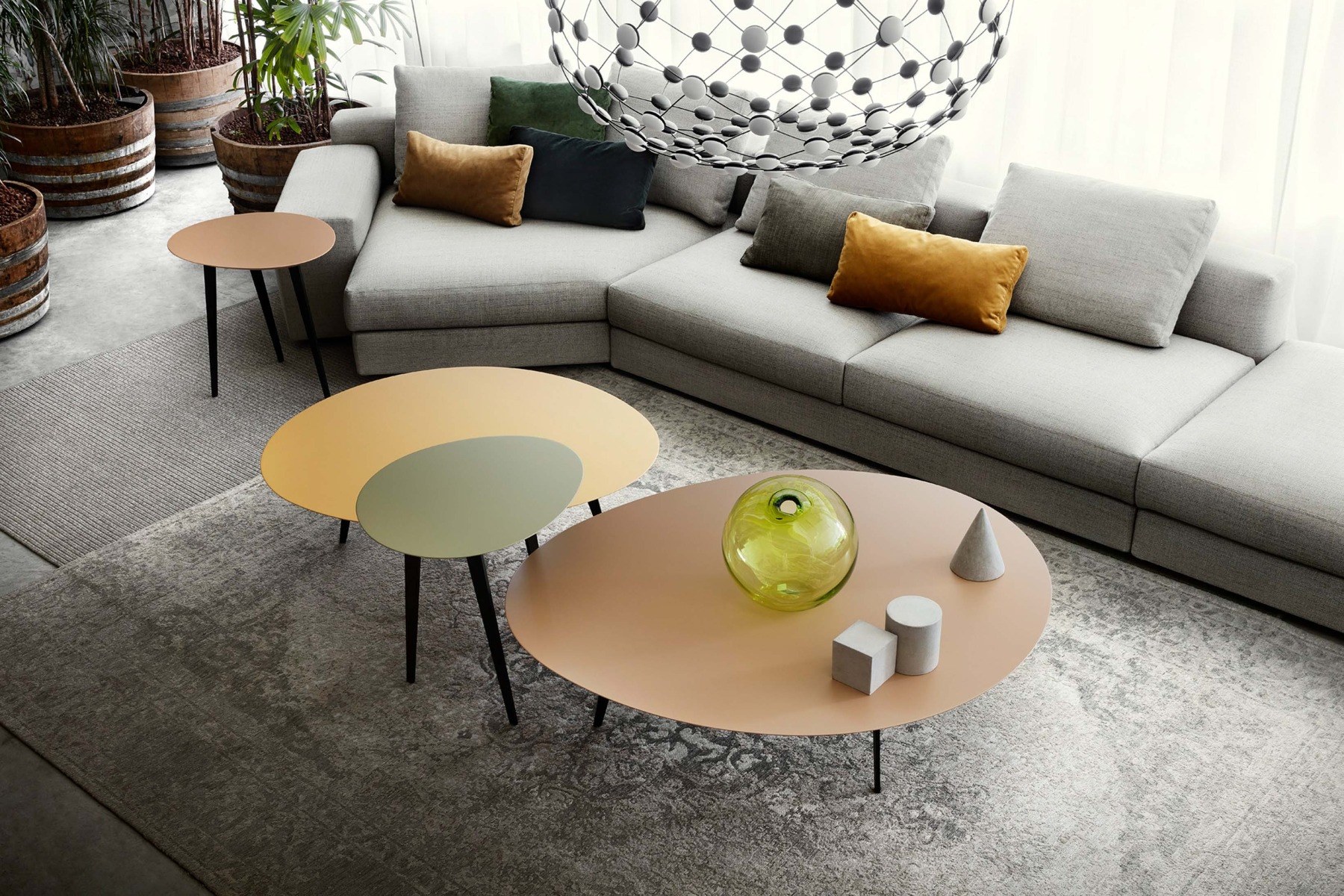 VENISE Corner fabric sofa with chaise longue By Lema | design Gabriele ...