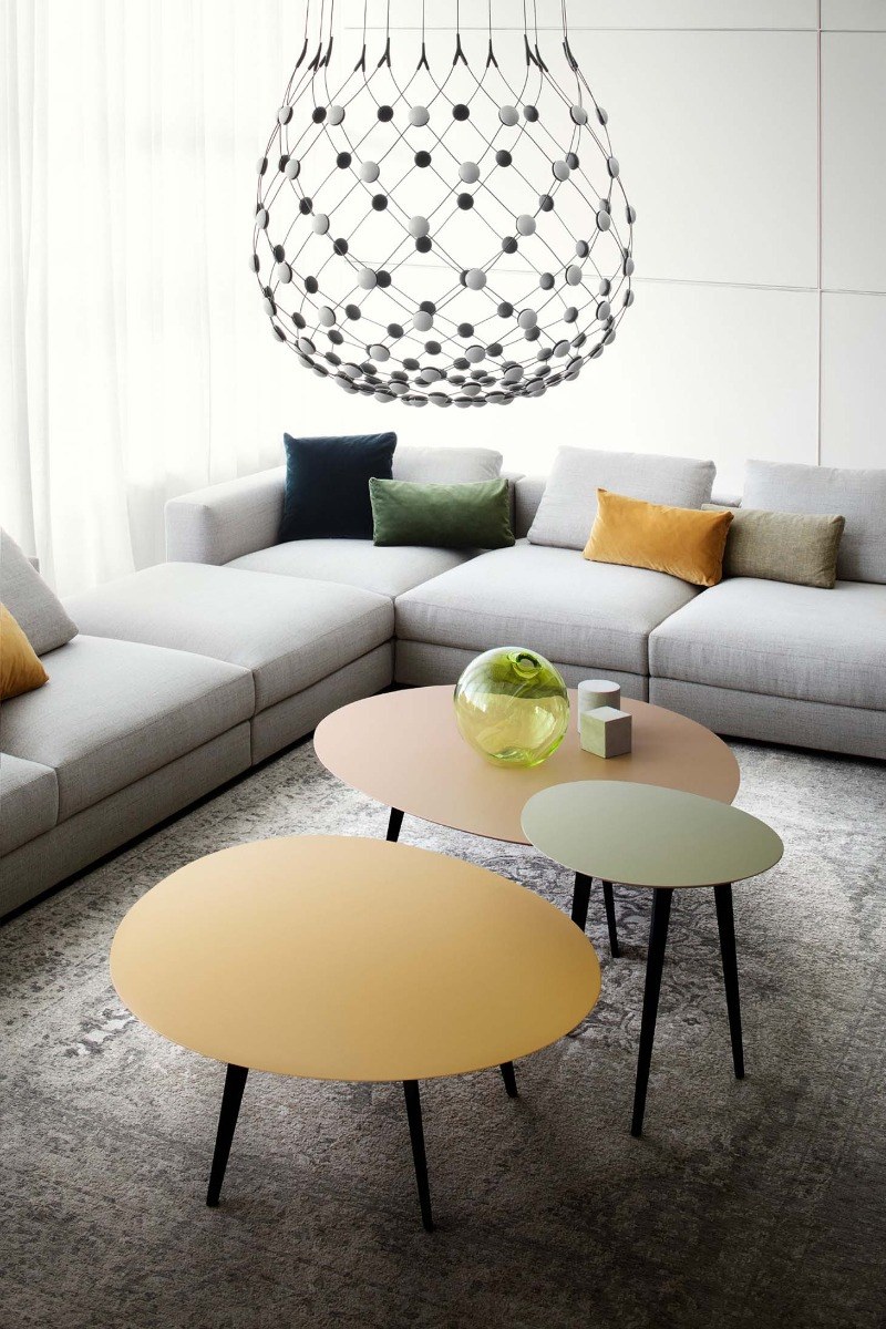 VENISE Corner fabric sofa with chaise longue By Lema | design Buratti ...