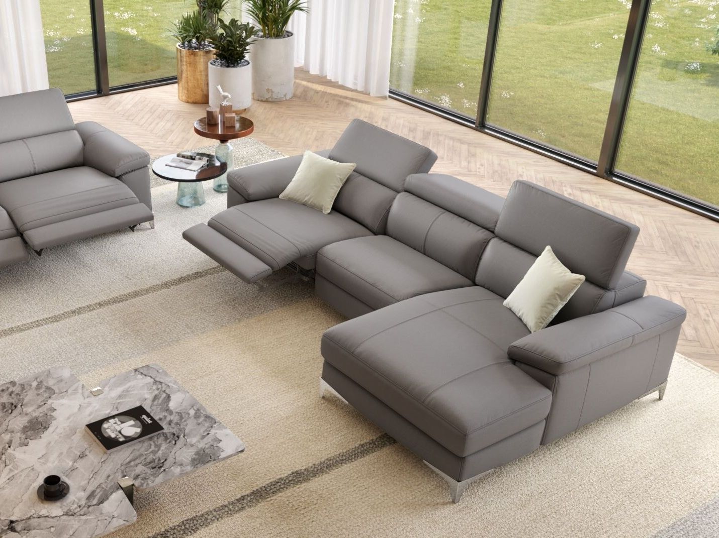 VENOSA | Divano con chaise longue By Sofanella