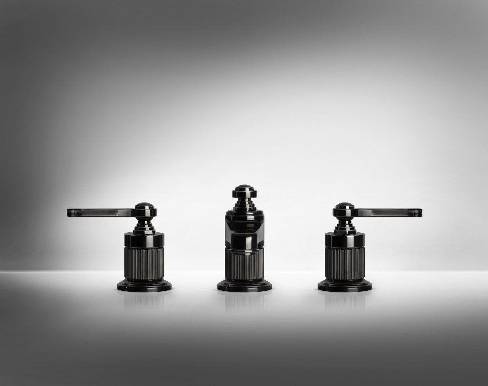 VENTI20 3 hole countertop metal washbasin mixer By Gessi | design ...