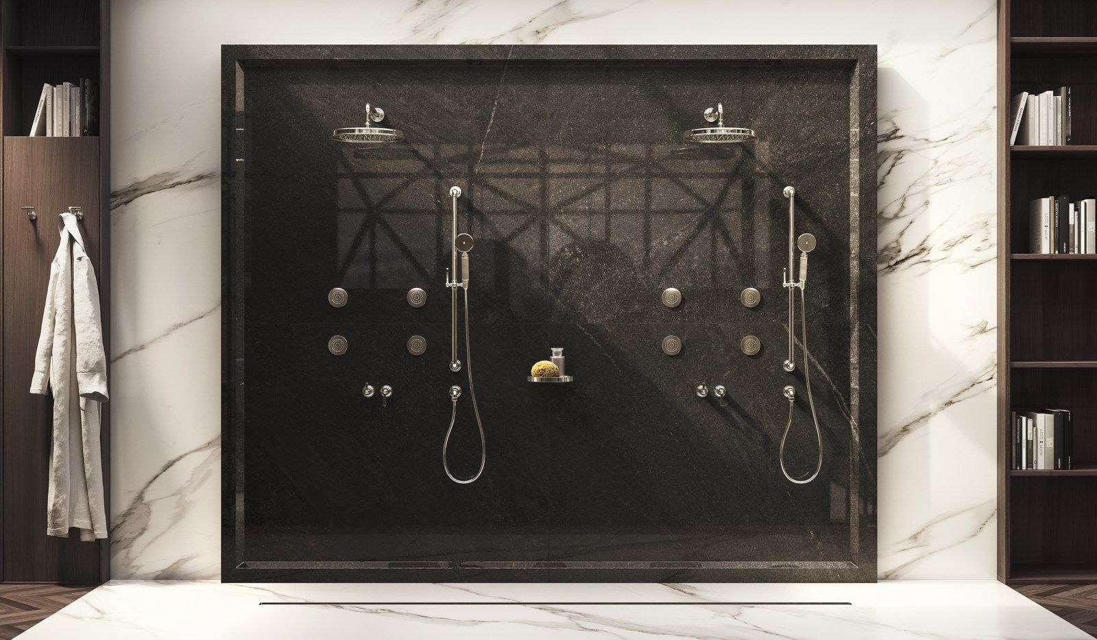 VENTI20 Wall-mounted metal handshower for shower By Gessi | design ...