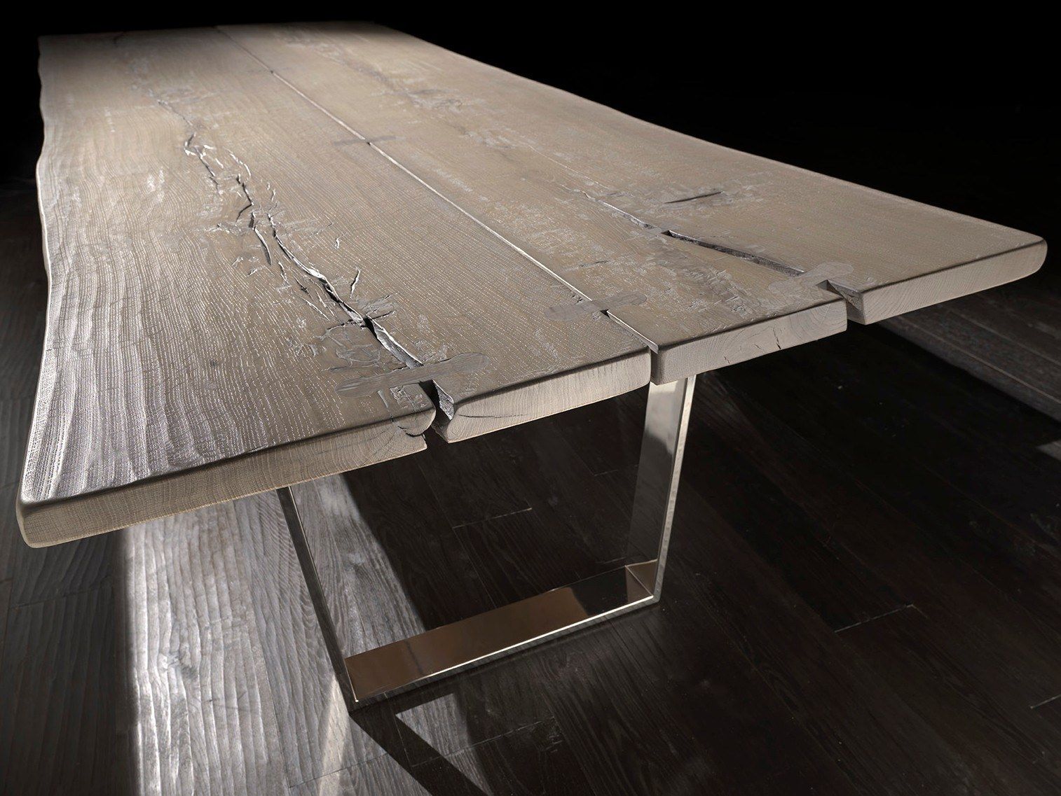 VERO L620 | Wood and metal table Vero Collection By Arte Brotto