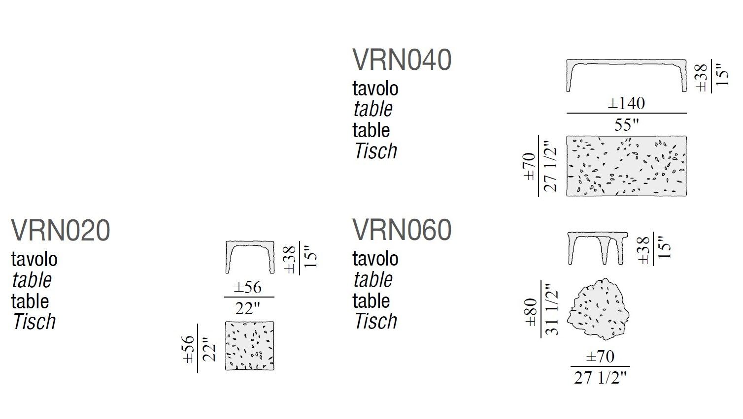 VERONICA Polycarbonate coffee table By edra | design Jacopo Foggini