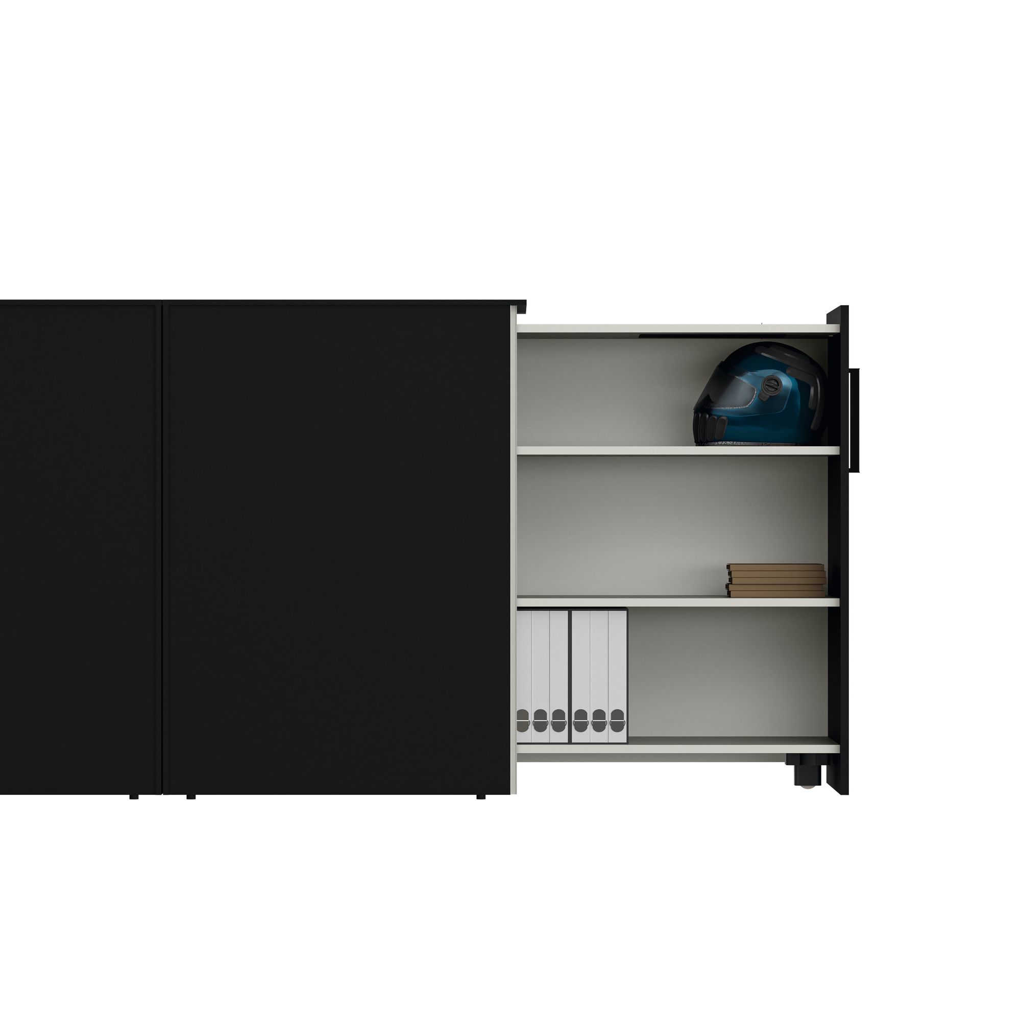 Office storage unit with sliding doors VERTICAL FILE By Bralco