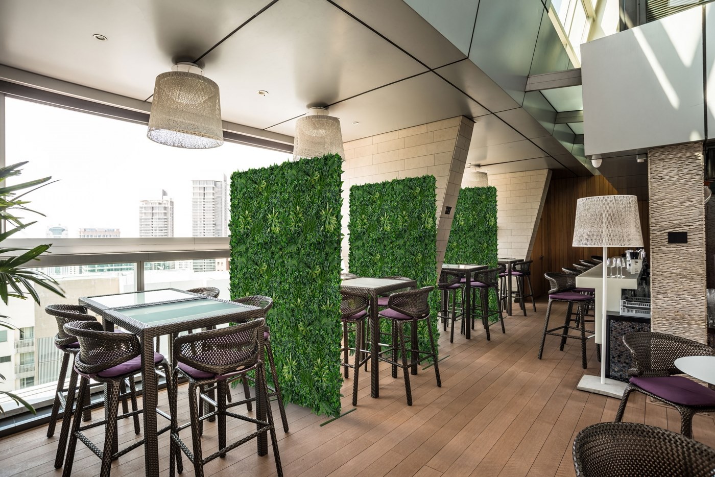 Stabilized plants Partition wall VERTICAL GARDEN By VGnewtrend