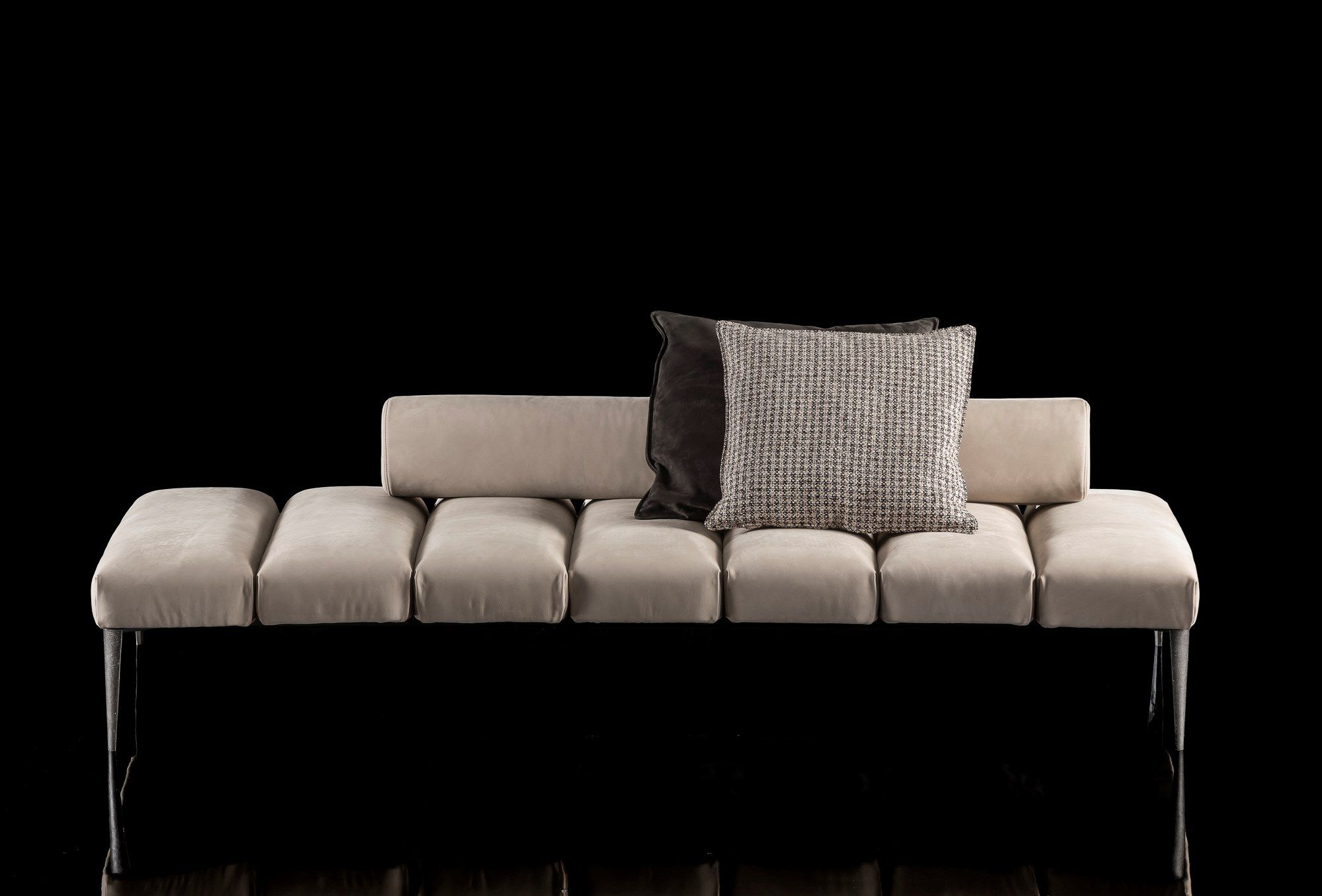 VERTIGO Upholstered fabric bench By Henge | design Massimo Castagna