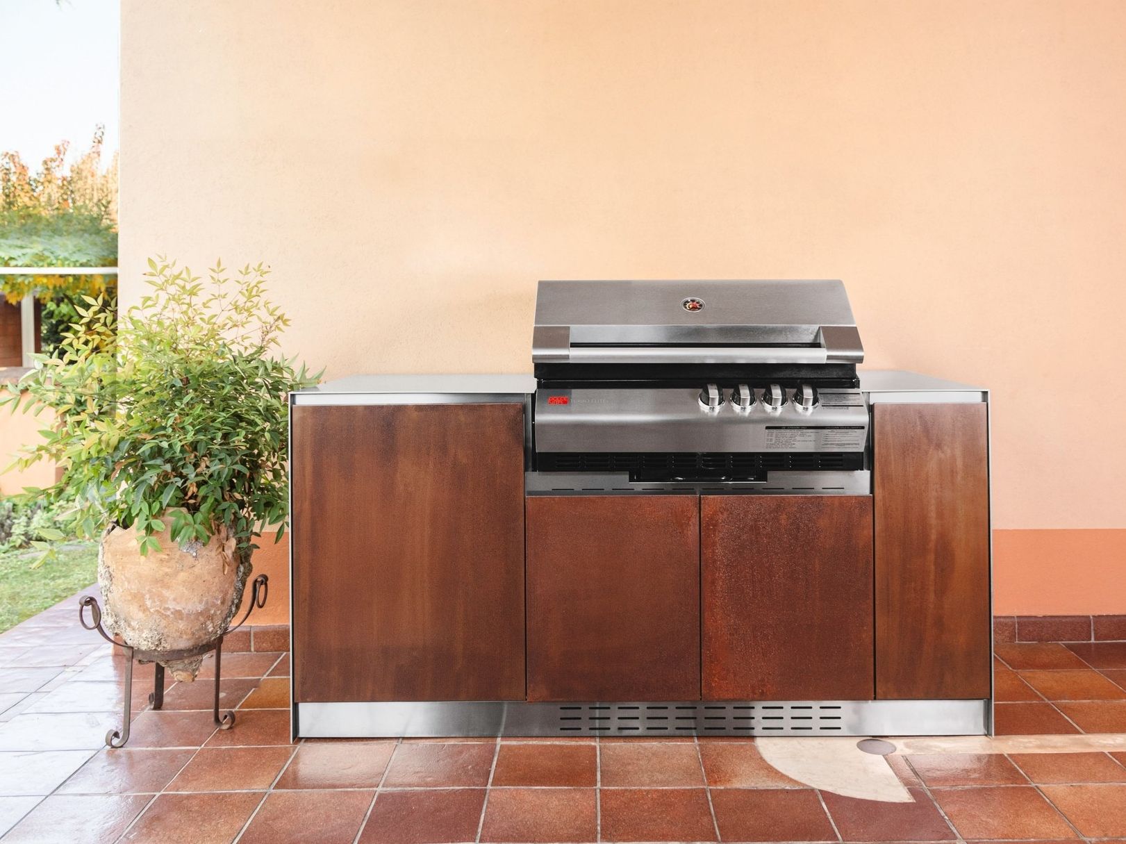 CORTEN STEEL Corten steel outdoor kitchen By OF outdoorkitchens