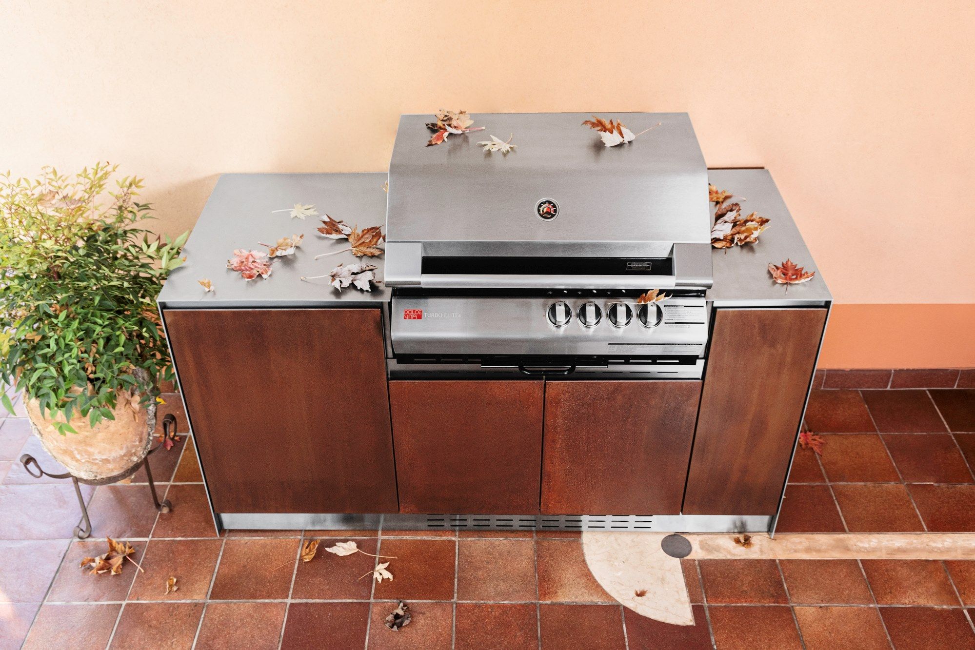 CORTEN STEEL Corten steel outdoor kitchen By OF outdoorkitchens