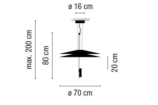 VIBIA - FLAMINGO 1510 GRAPHITE Pendant lamp By In Stock | design Antoni ...