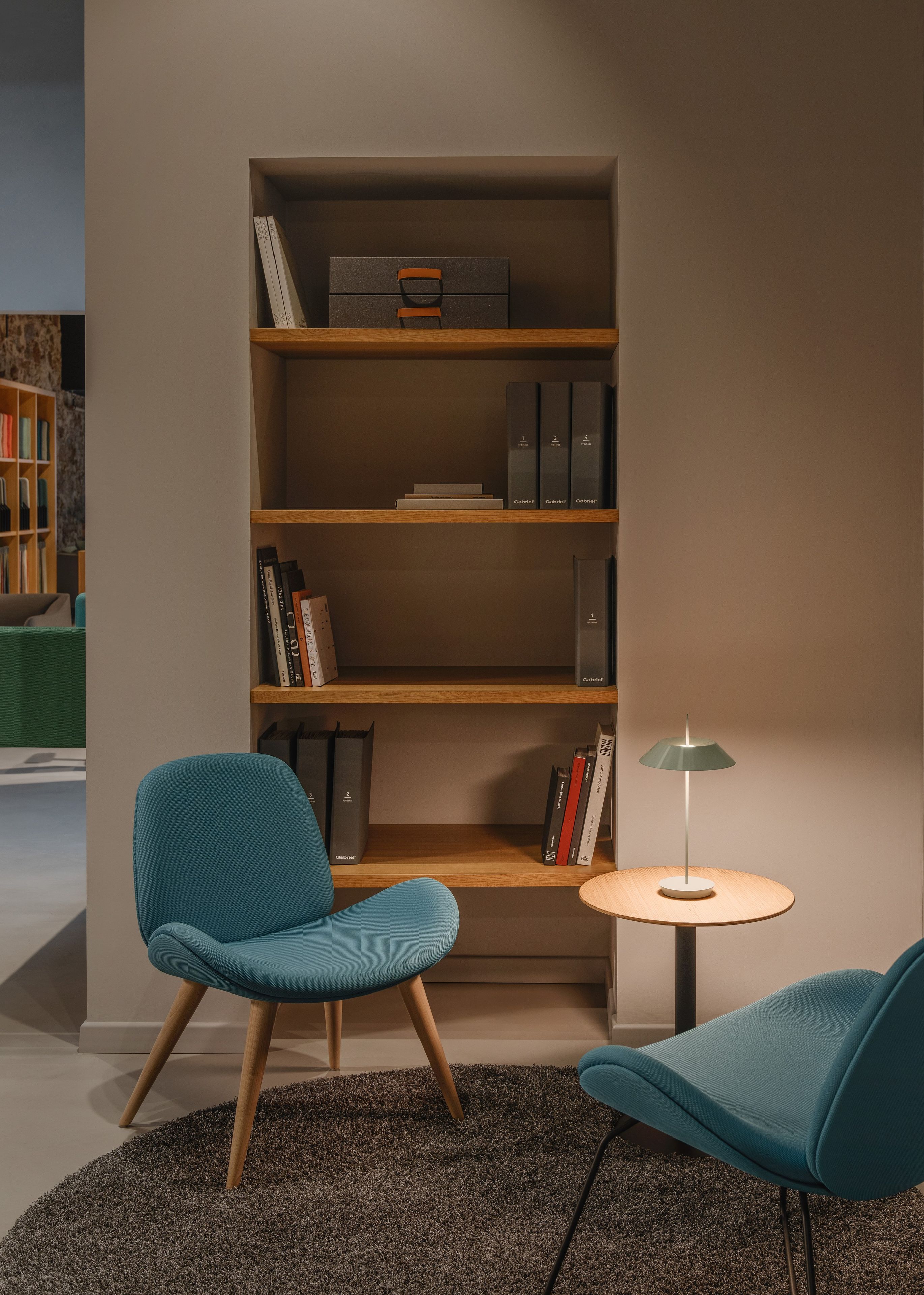 VIBIA - MAYFAIR MINI GREEN table lamp By In Stock design Diego Fortunato