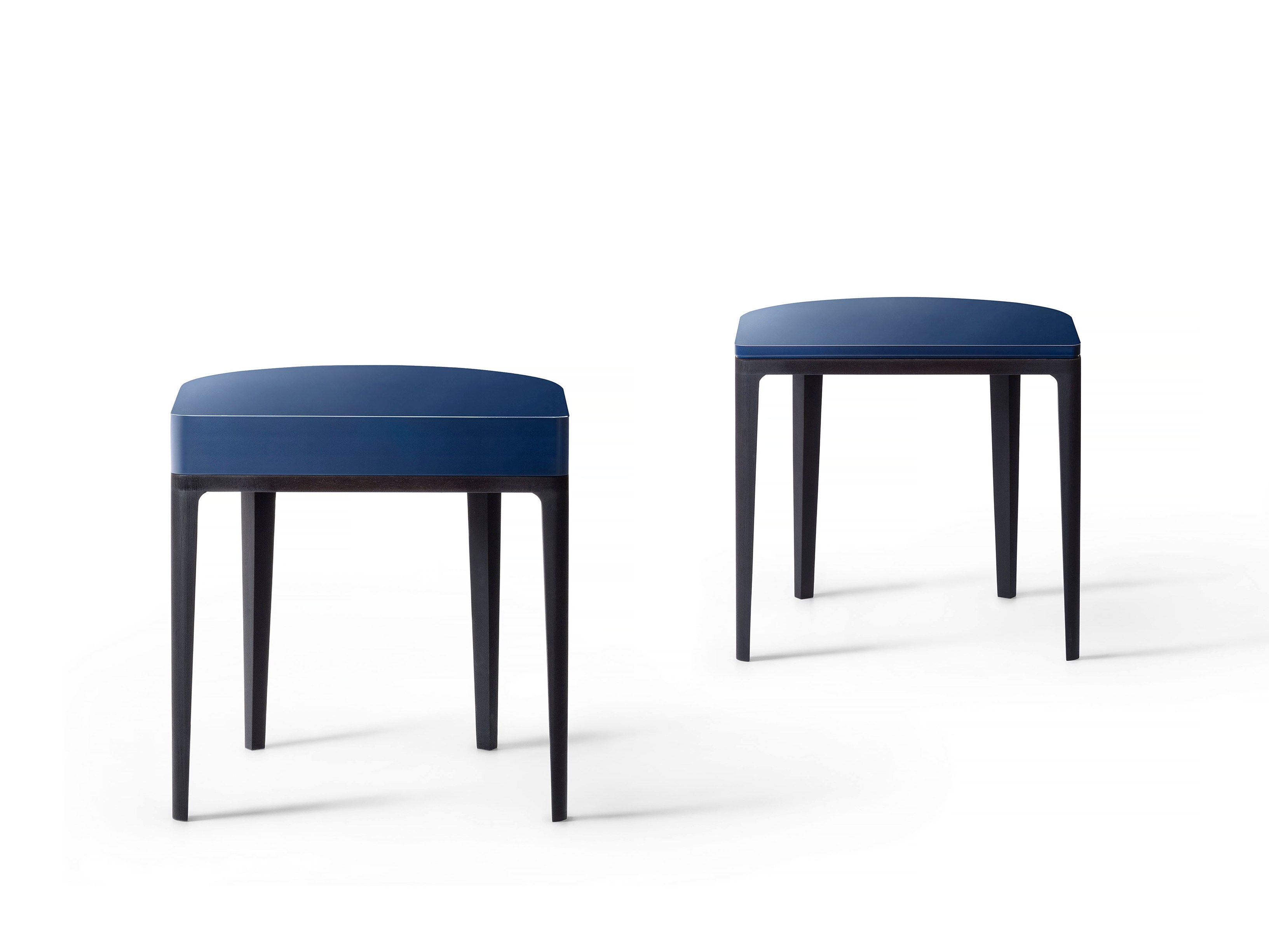 Lacquered solid wood bedside table VIC By Lema design Roberto Lazzeroni