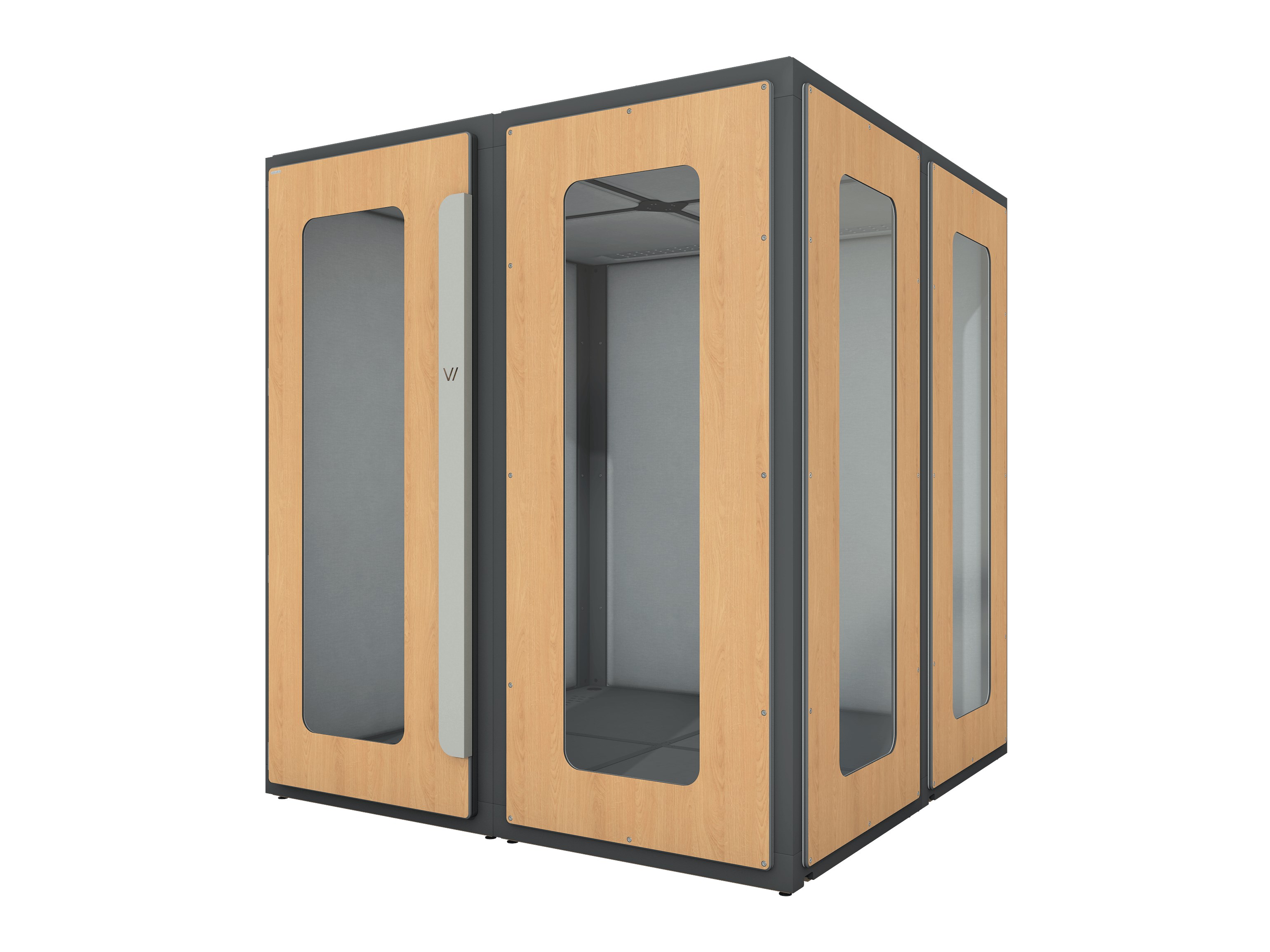 VICBOOTH OFFICE FOCUS CUBE - 2x2 Office booth By Vicoustic