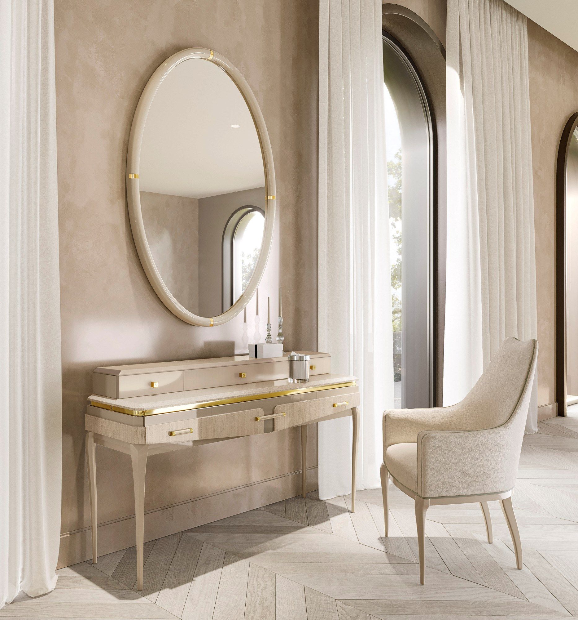 VICTOR | Dressing table By A.R. Arredamenti design Lucia Ippolito