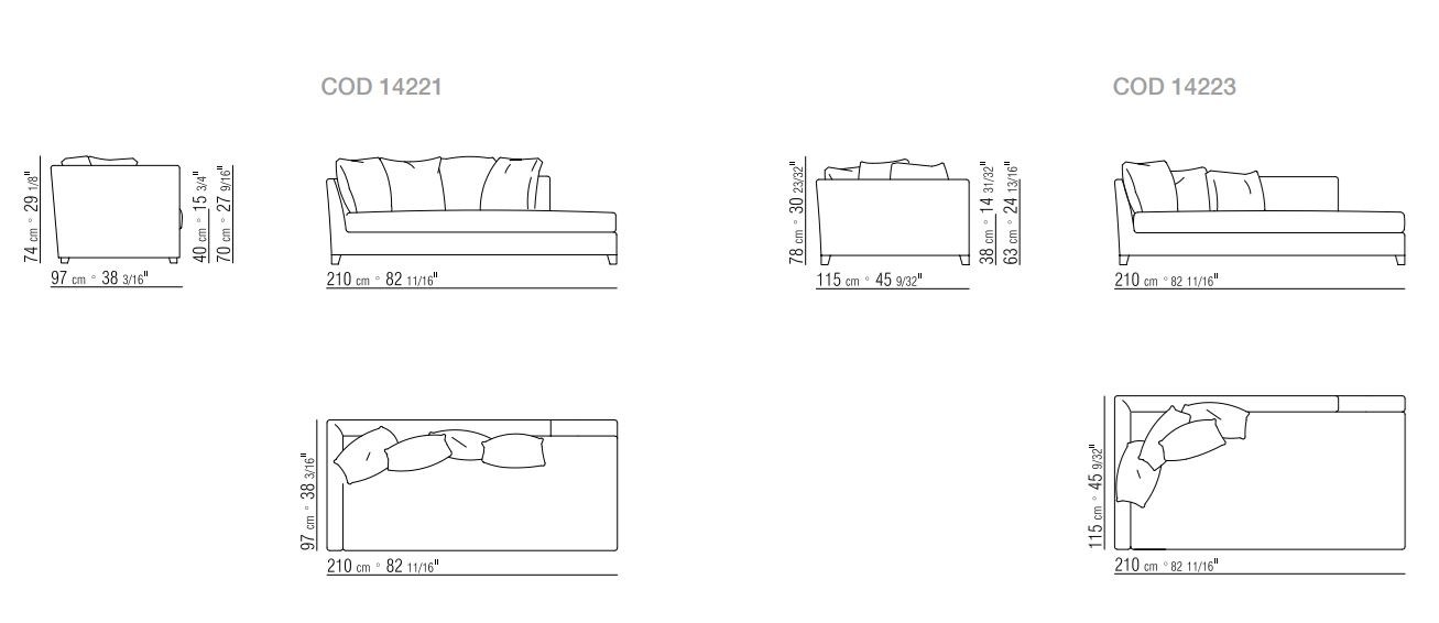 VICTOR | VICTOR LARGE | Day bed By Flexform