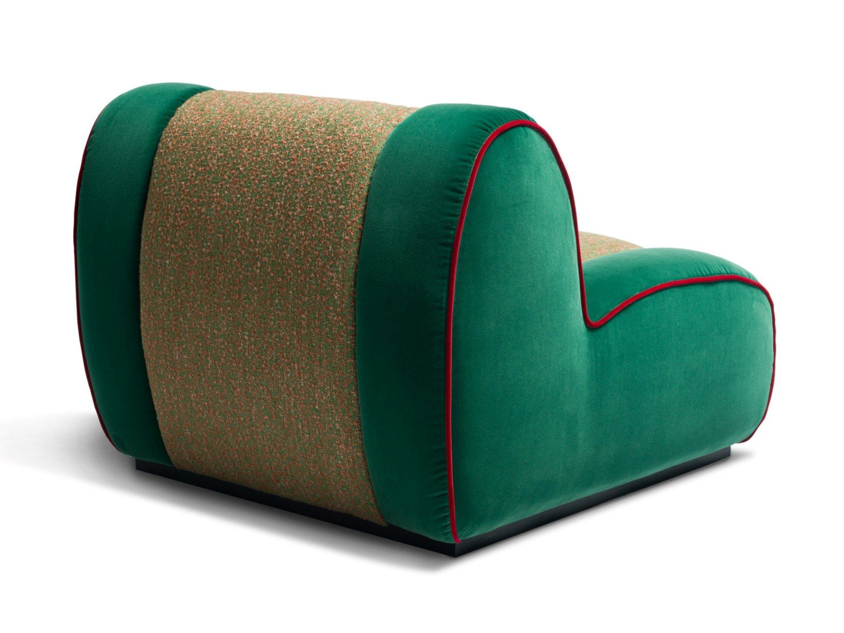 VICTORIA Fabric armchair By POPUS EDITIONS | design Yannick Gicquel