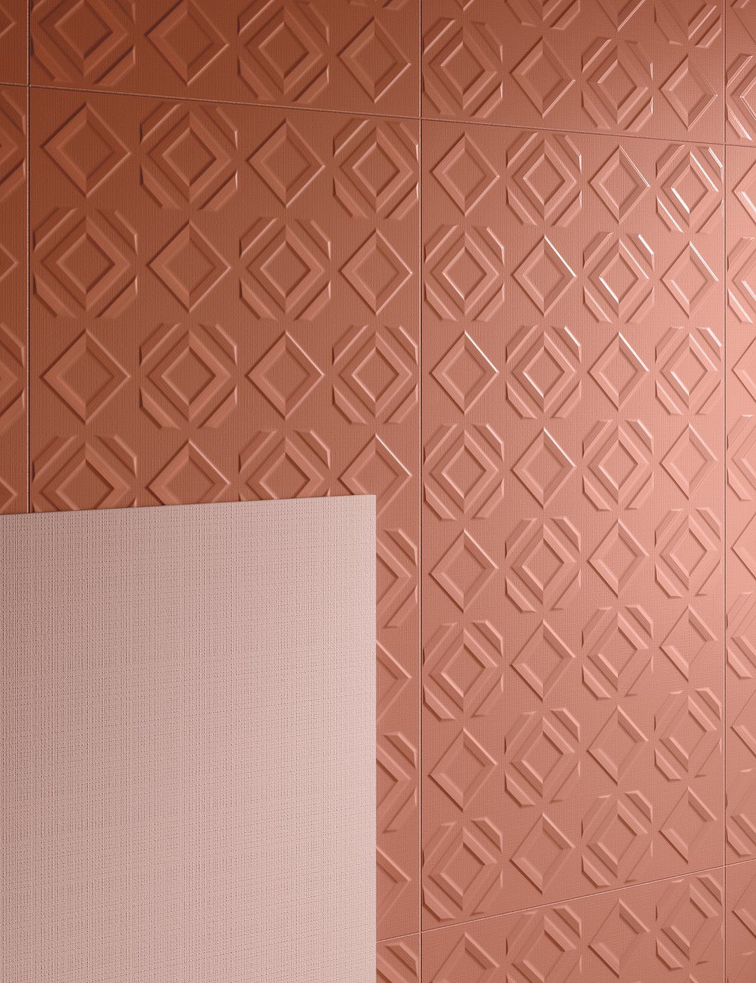 White-paste 3D Wall Cladding VICTORIA BLOSSOM Victoria Collection By ...