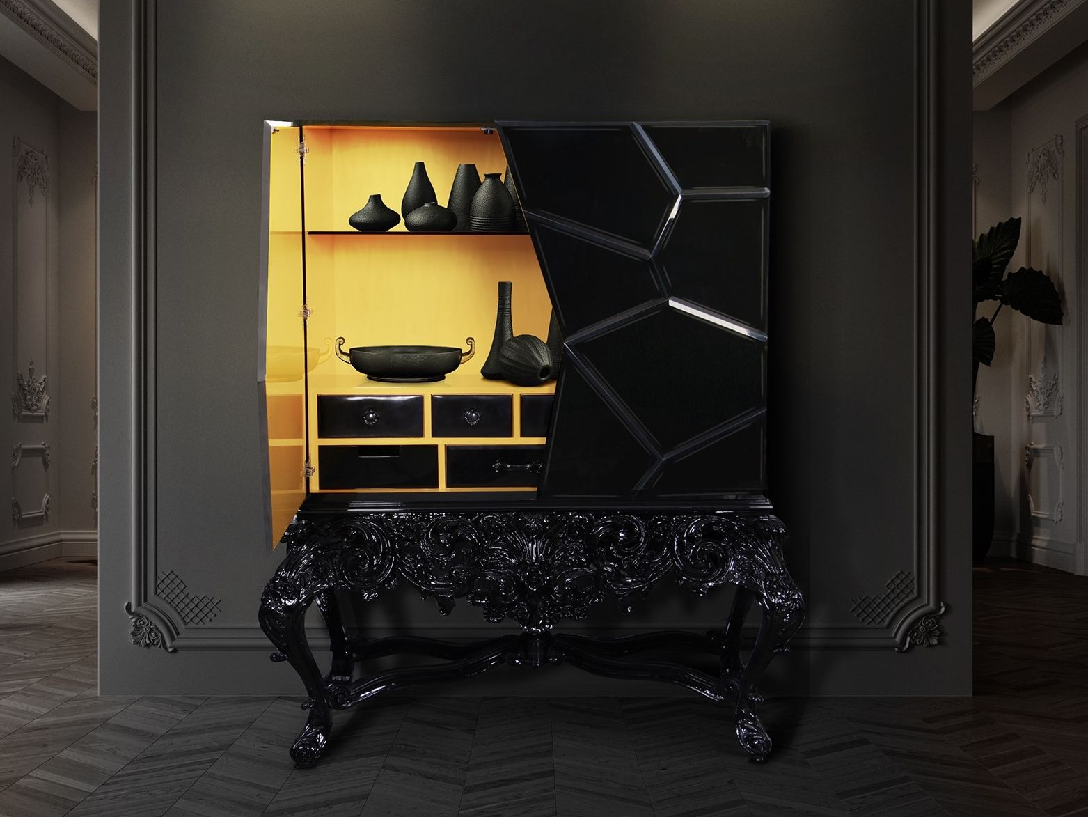 VICTORIA Highboard with doors By Boca do Lobo