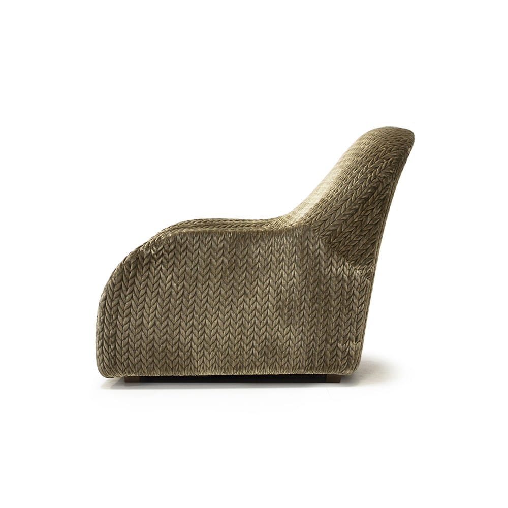 VICTORIA Velvet armchair By Formitalia