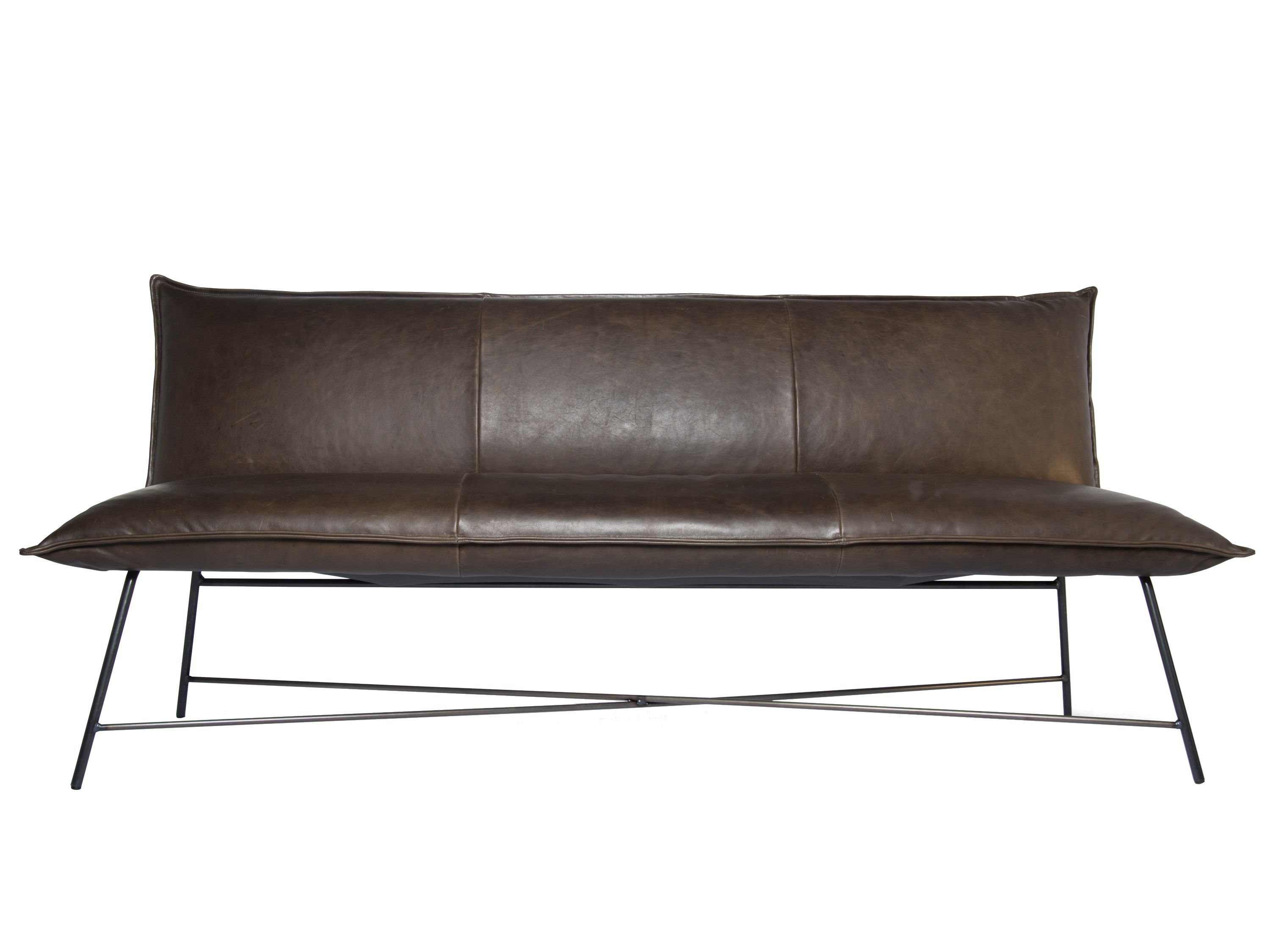 VIDAR | Leather small sofa Vidar Collection By Jess Design