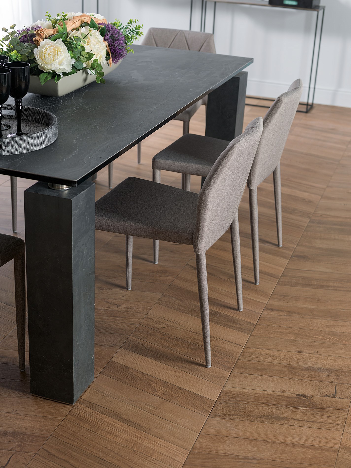 Porcelain stoneware wall/floor tiles with wood effect VIENA COGNAC PAR ...
