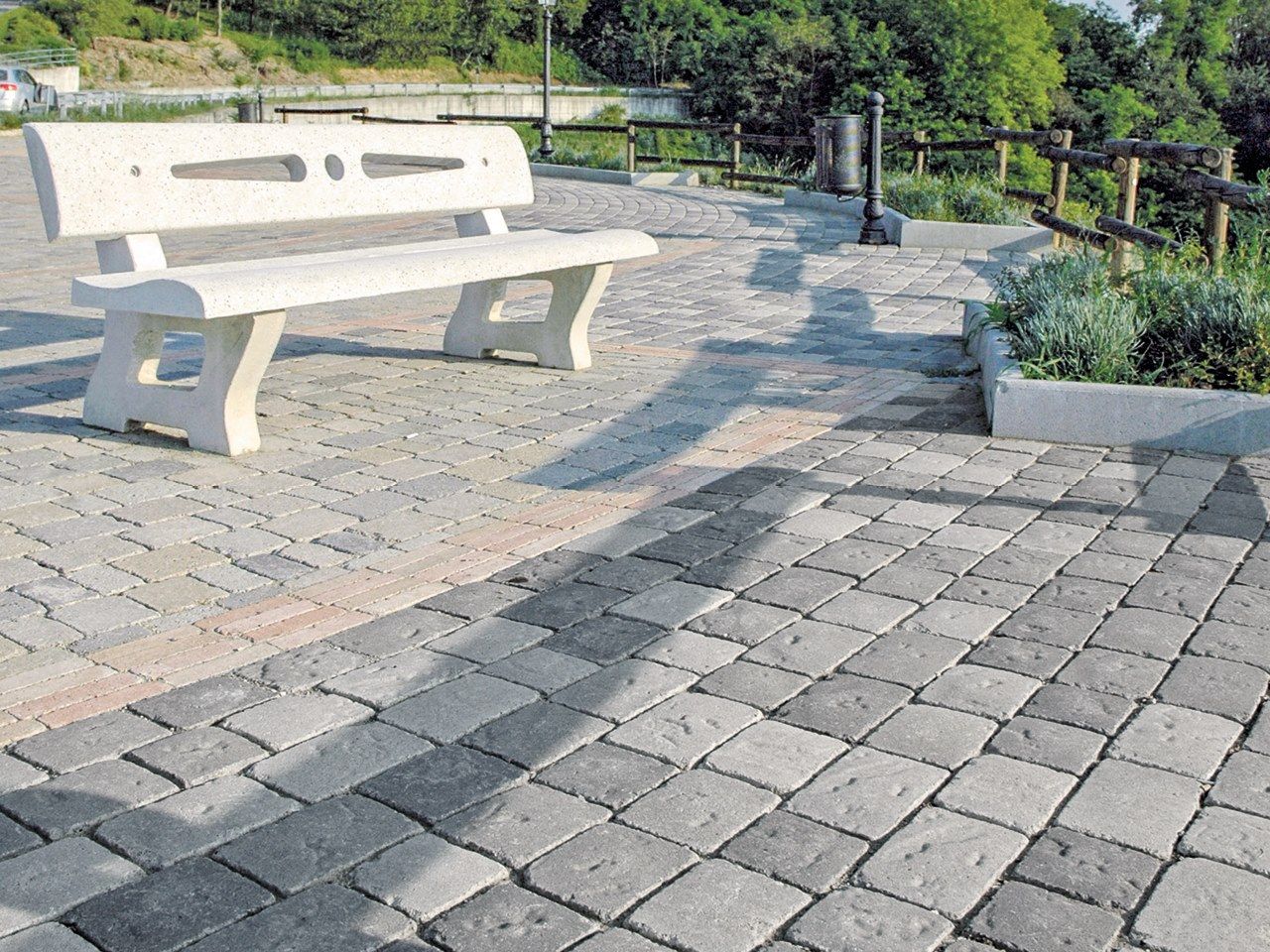 Concrete paving block VIENNA Anticati Series By Paver