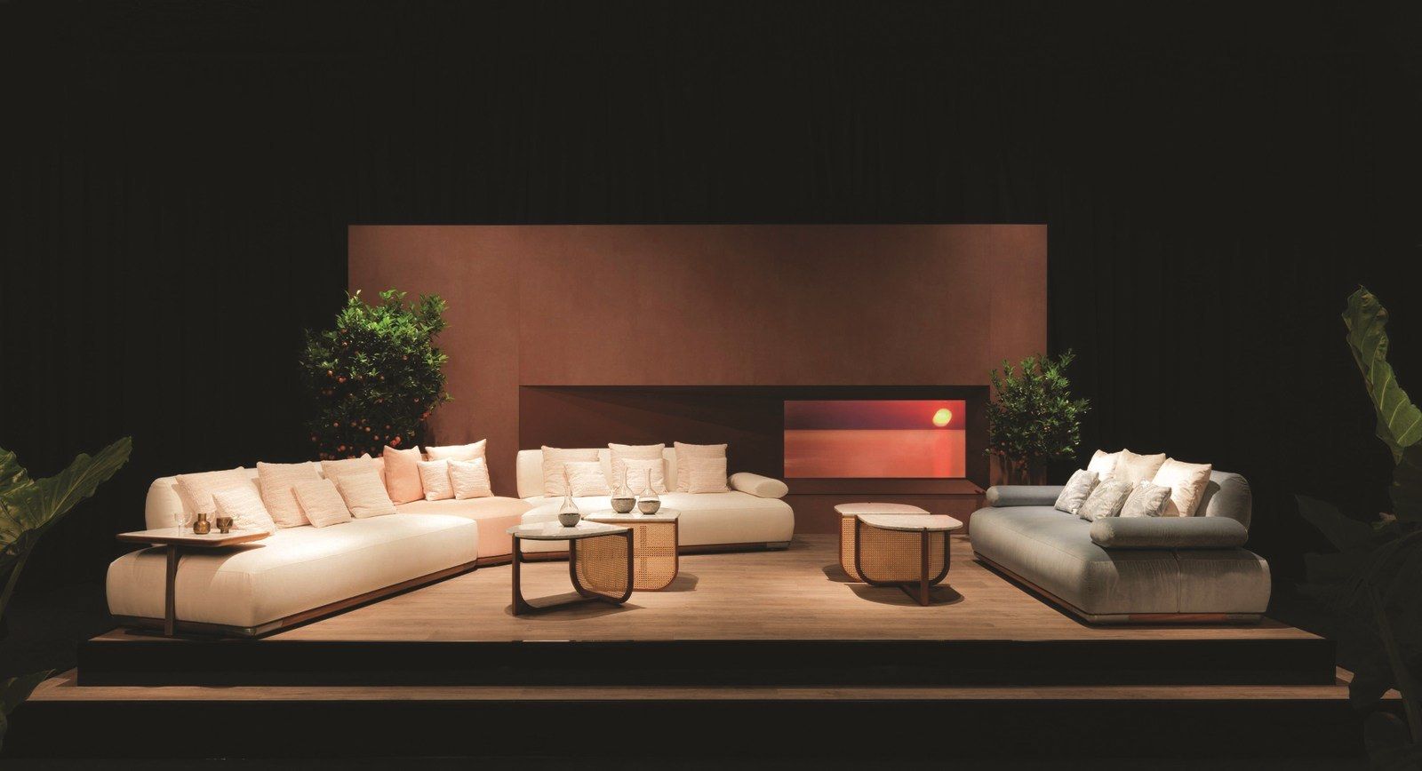 Marble and wooden high side table VIENNA By Visionnaire design ...