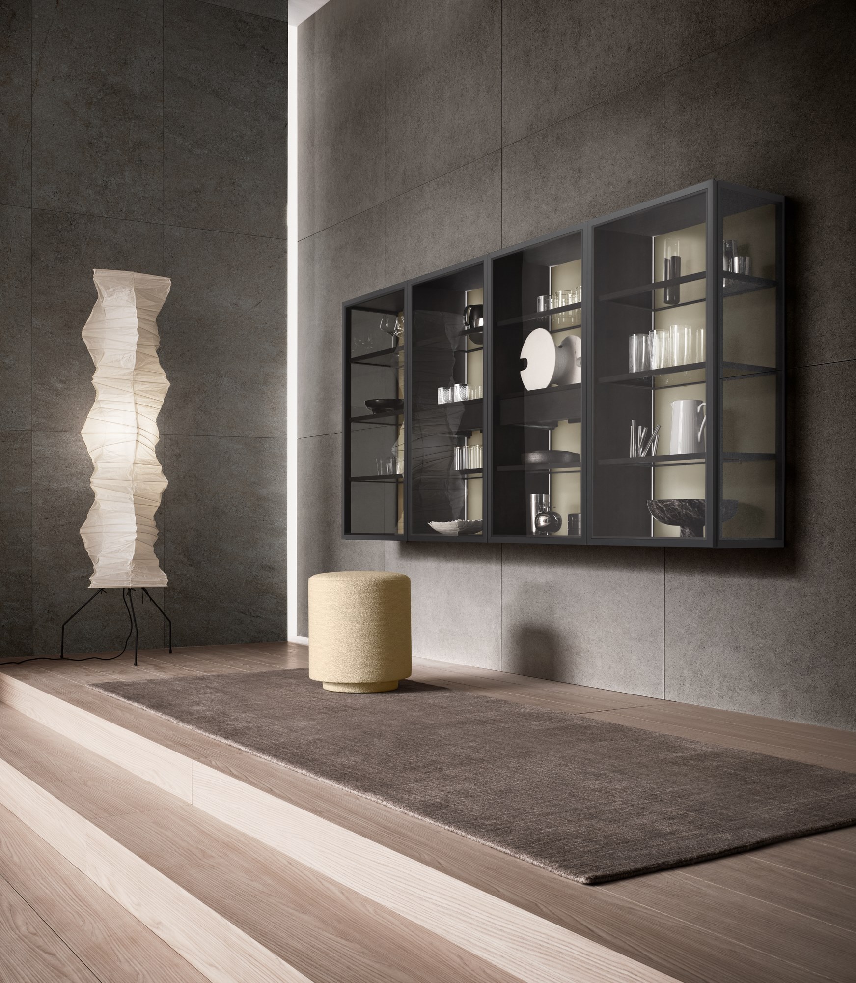 VIEW Display cabinet By ERNESTOMEDA | design Giuseppe Bavuso