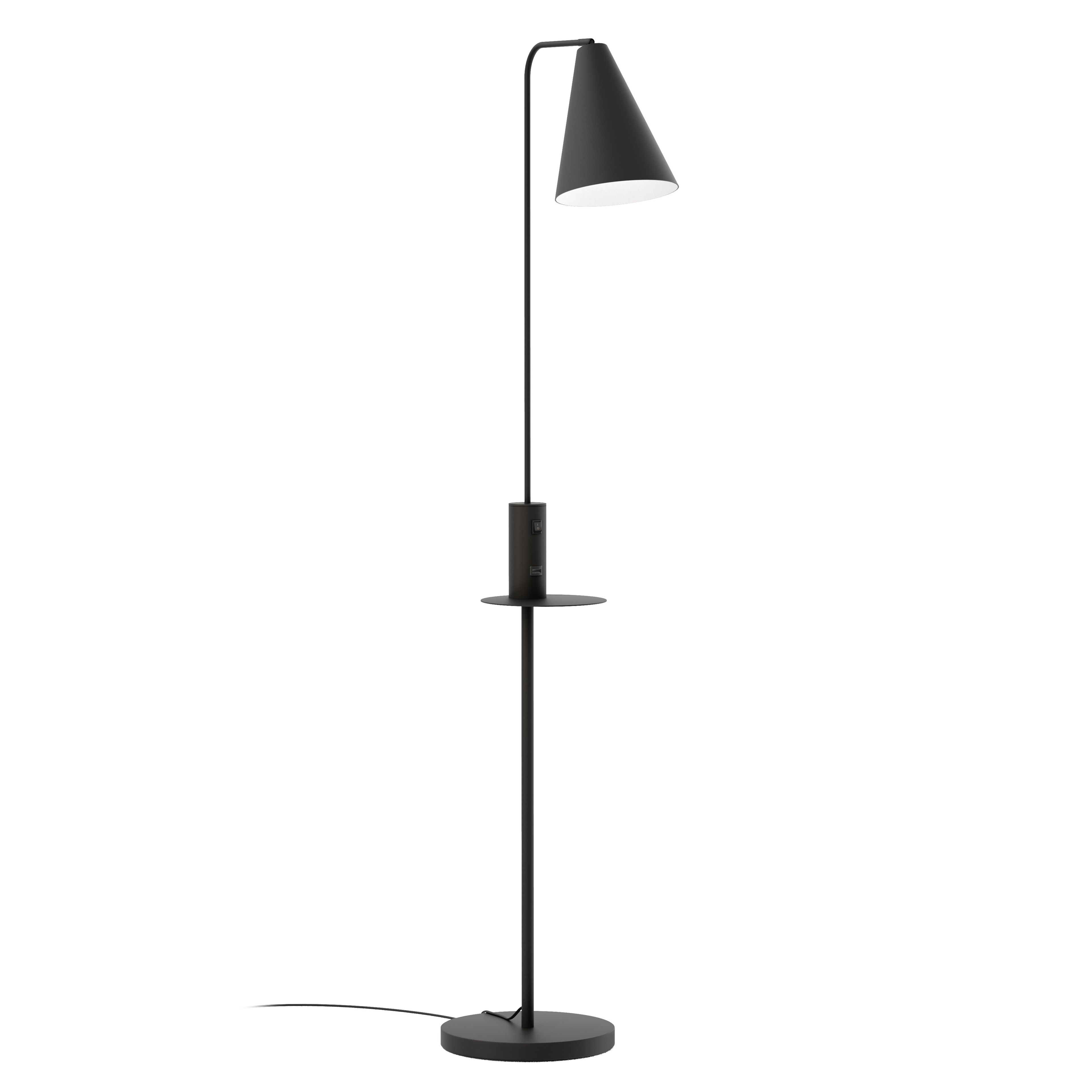 VIGO USB Metal floor lamp with USB By Valaisin Grönlund | design Karl ...