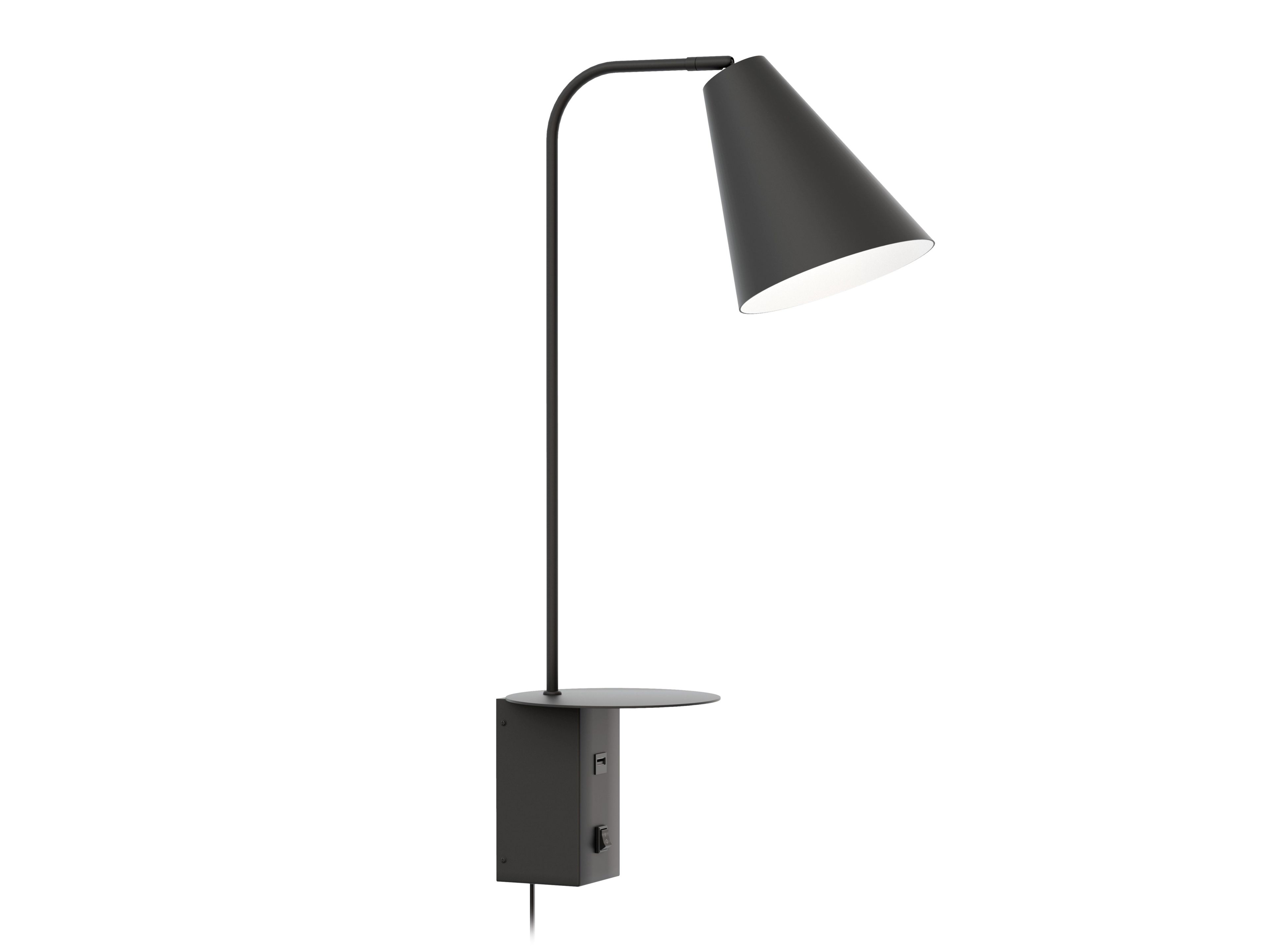 VIGO USB Direct light metal wall lamp with USB charger By Valaisin ...