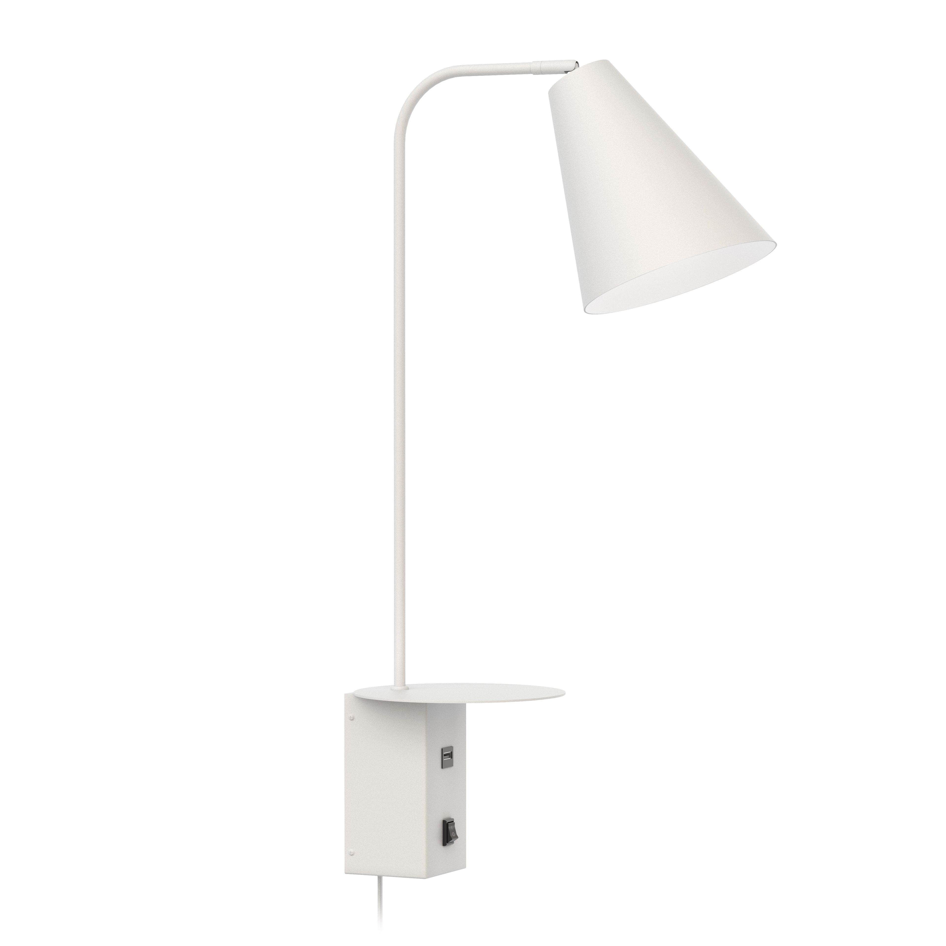 VIGO USB Direct light metal wall lamp with USB charger By Valaisin ...