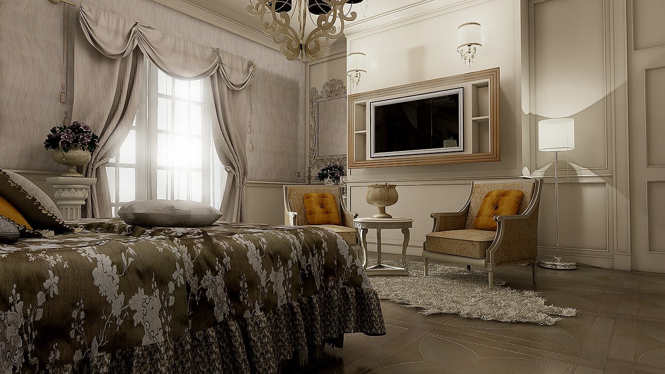 TOSCA | Camera da letto Villa sul lago Tosca Collection By Martini Interiors