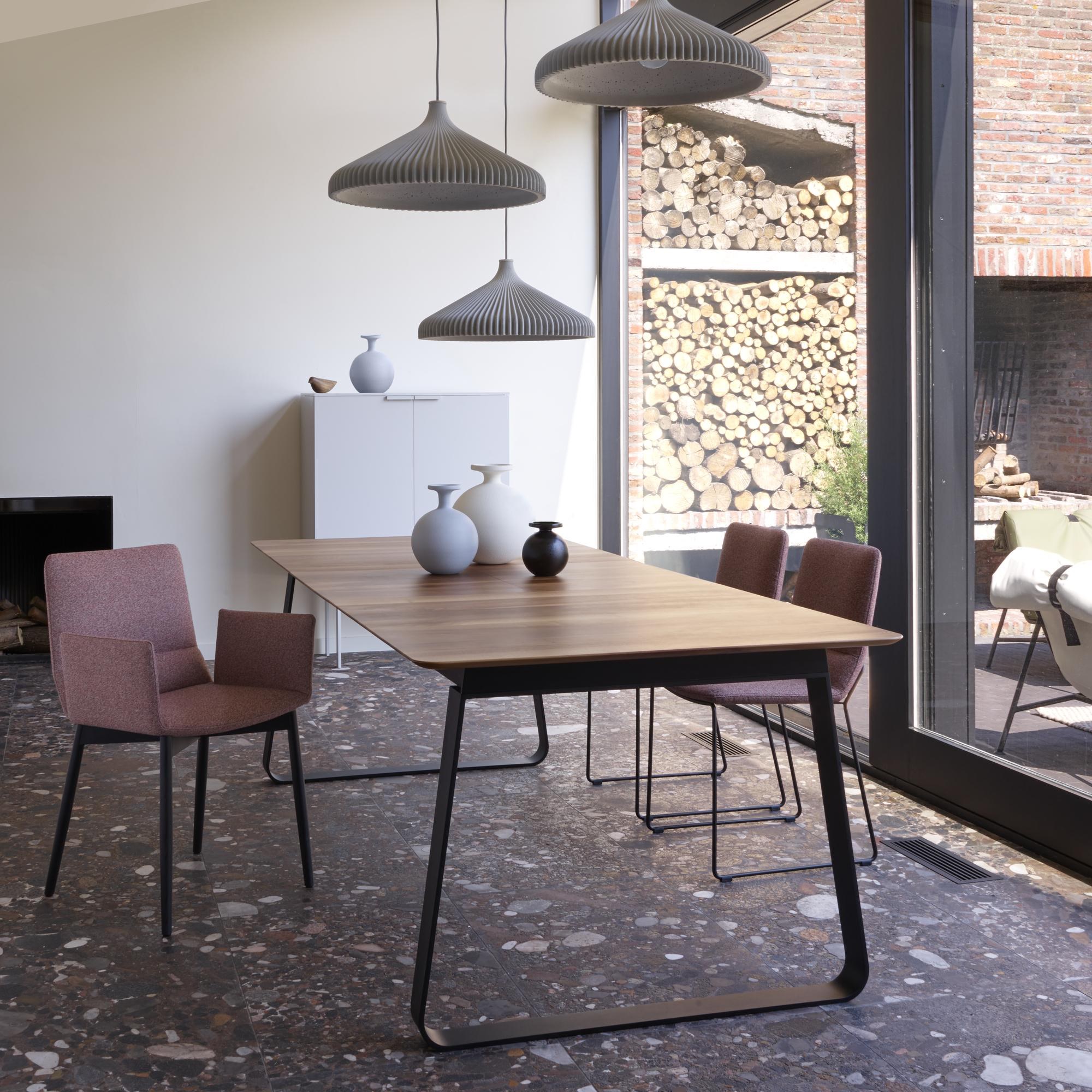 VILNA | Rectangular table Rectangular wooden dining table By Ligne ...