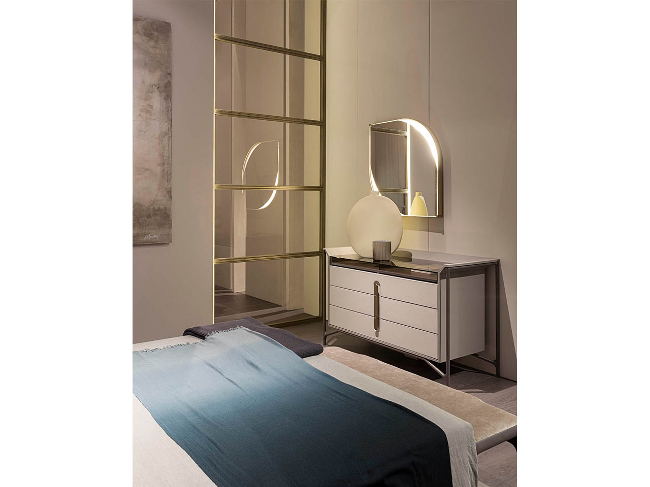 VINE | Mirror with integrated lighting Vine Collection By Turri design ...