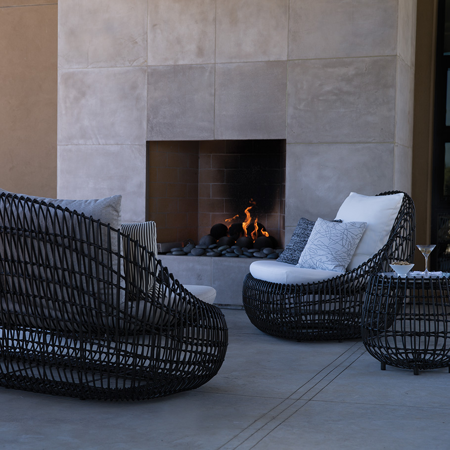 VINO Aluminium and JanusFiber™ armchair By JANUS et Cie | design Janice ...