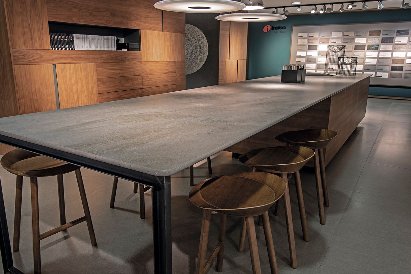 Countertop, furniture coating, floor and wall cladding VINT MDi By Inalco