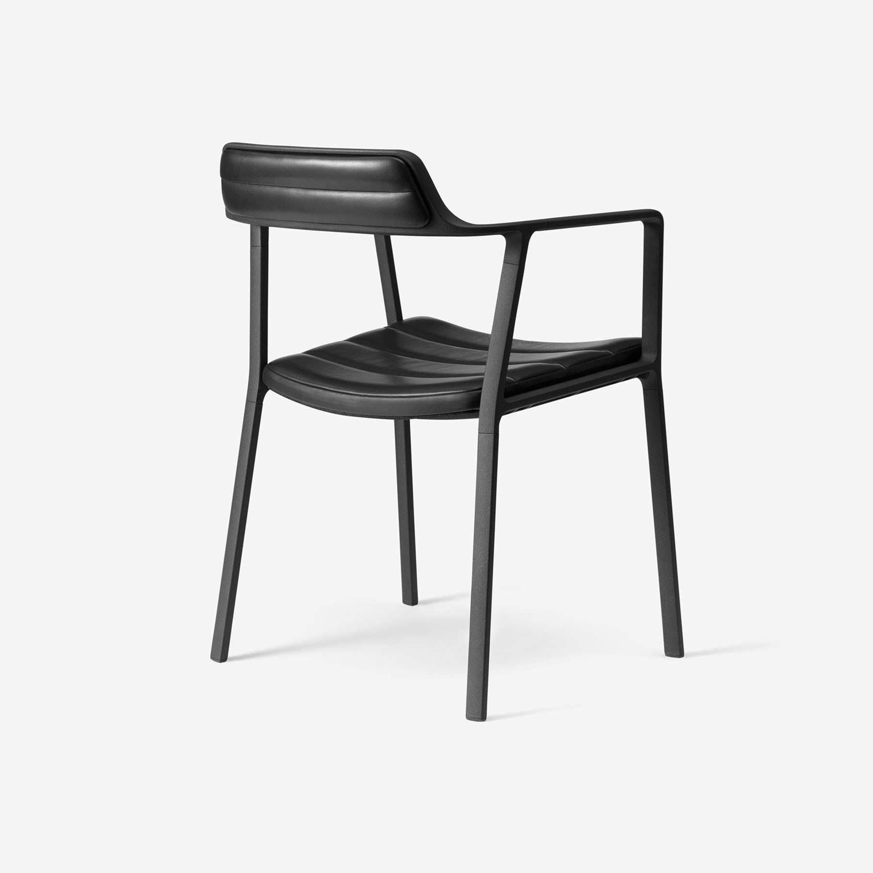 Upholstered chair with armrests VIPP451 By Vipp