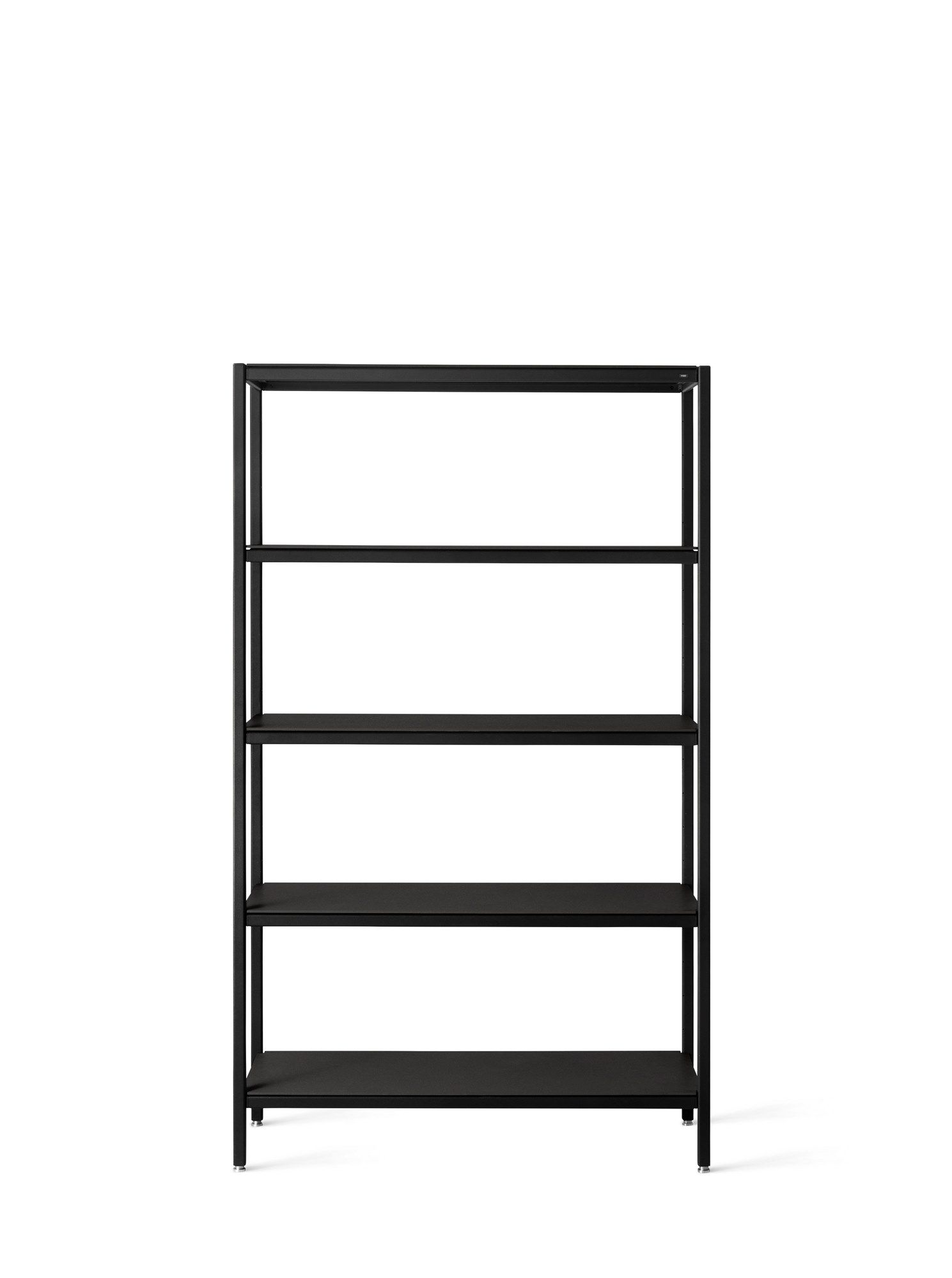 VIPP475 Open freestanding double-sided powder coated steel shelving ...